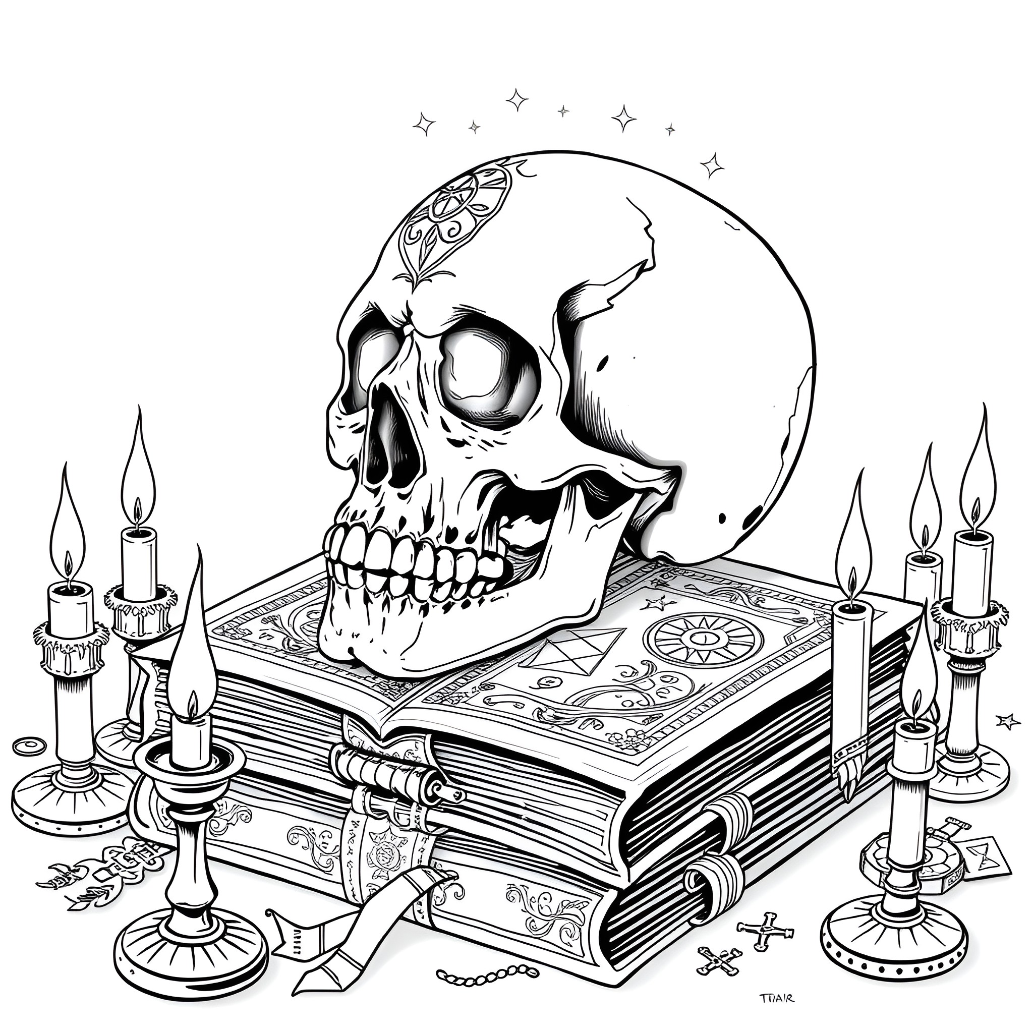 Best Skull Coloring Pages (Free Printable PDF)