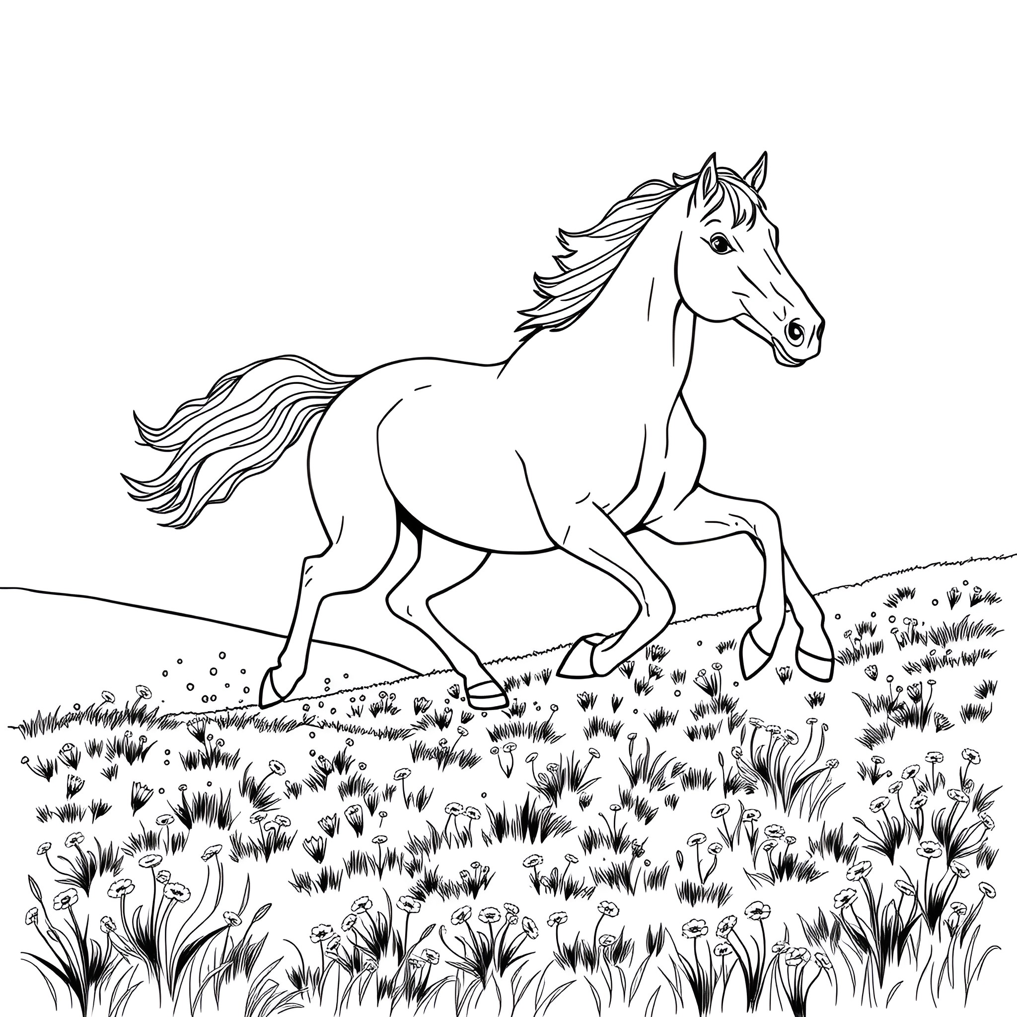 296 Best Horse Coloring Pages (Free Printable PDFs)