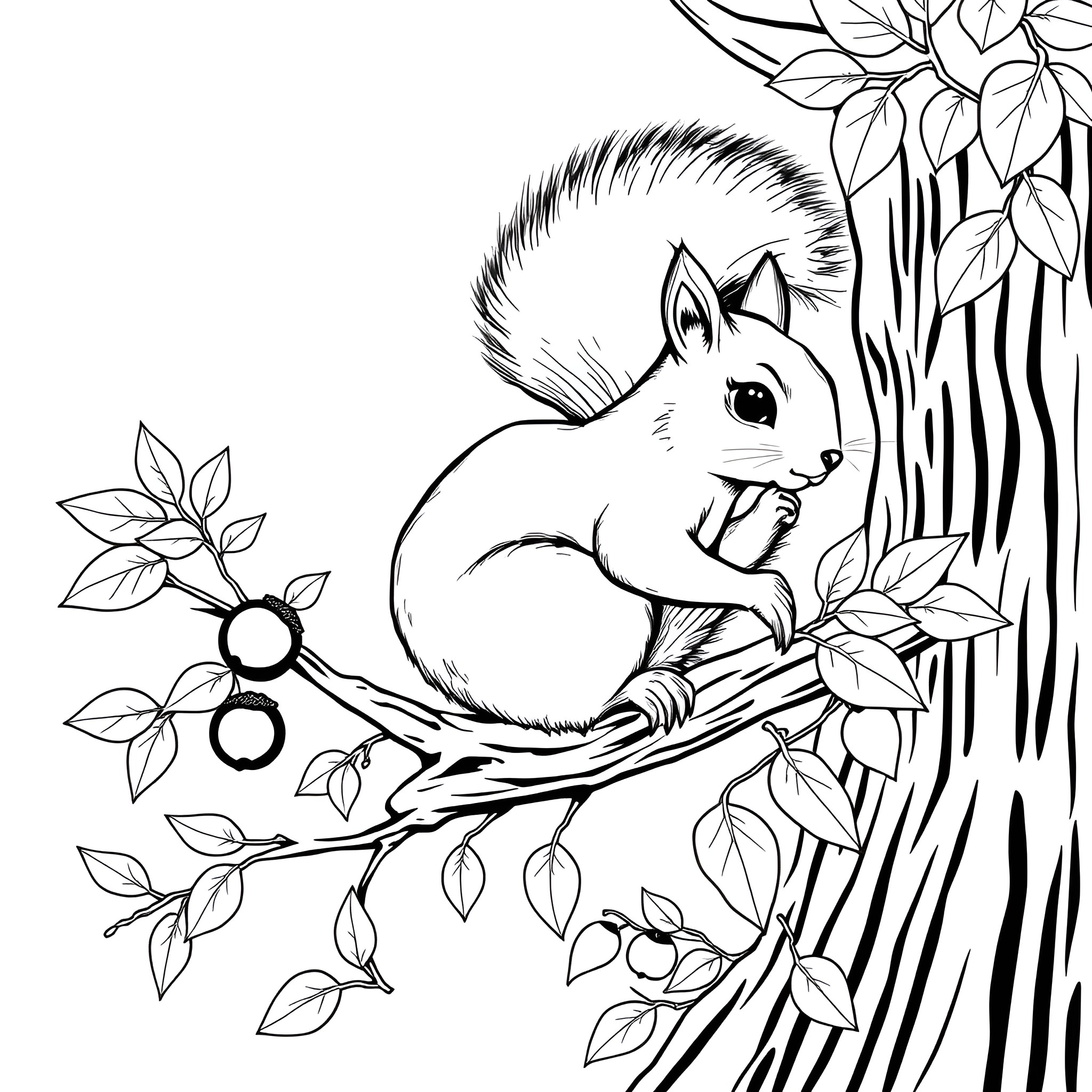 39 Best Squirrel Coloring Pages (Free Printable PDFs)