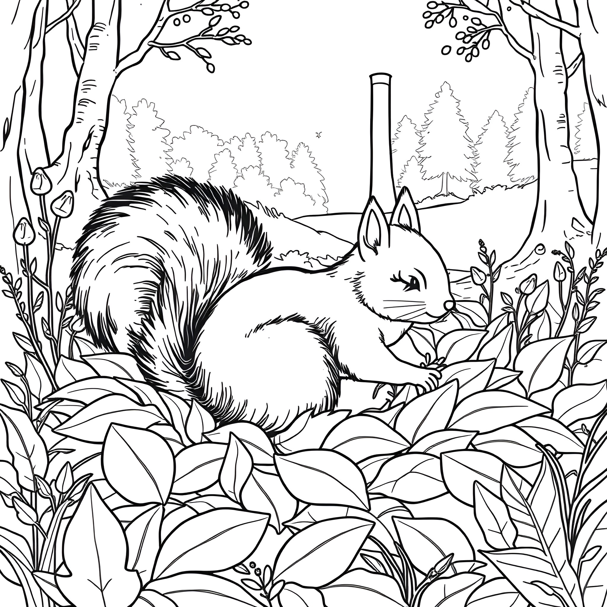 Best Squirrel Coloring Pages (Free Printable PDF)