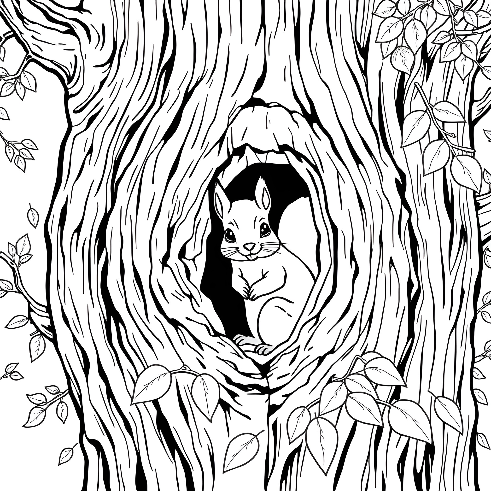 39 Best Squirrel Coloring Pages (Free Printable PDFs)