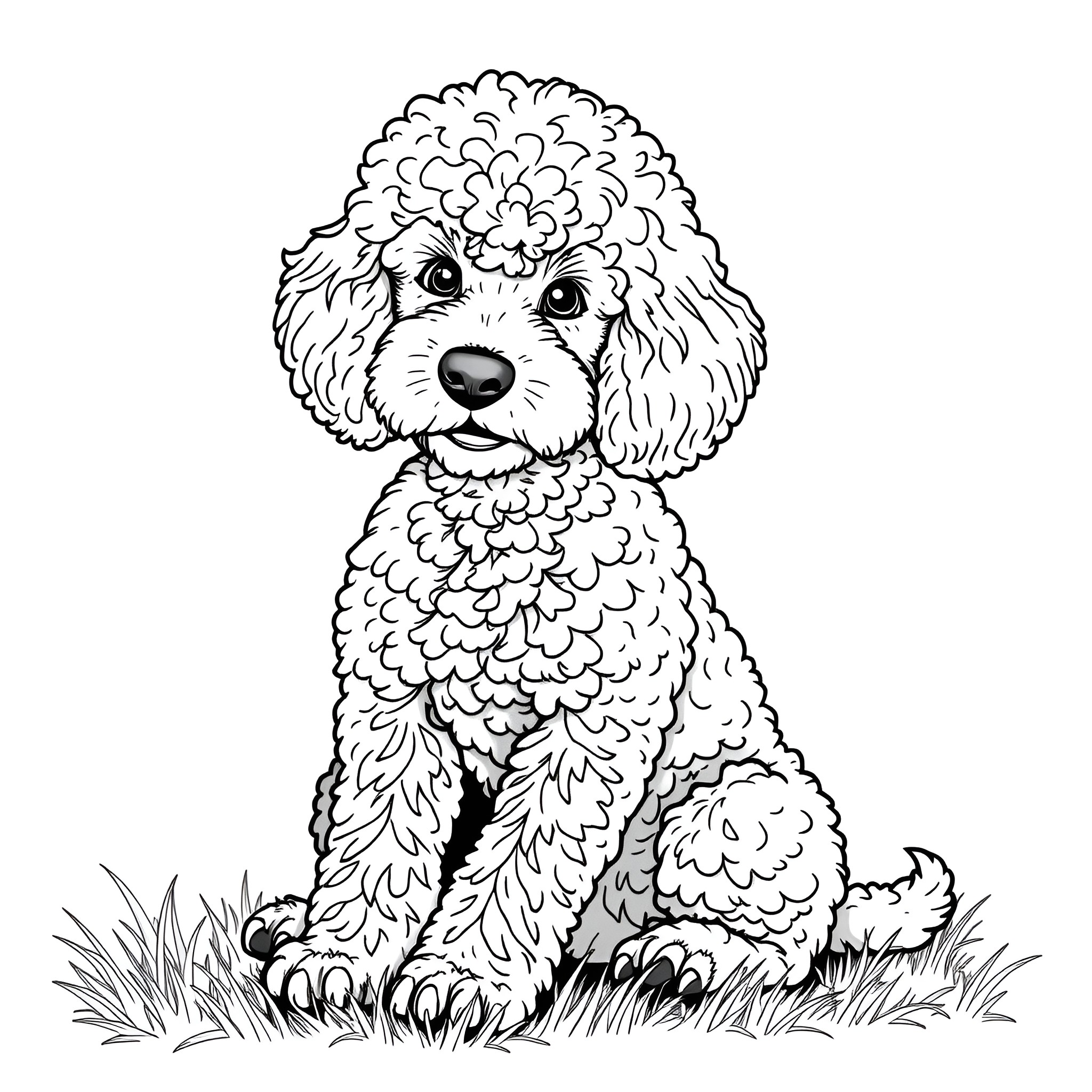 Best Poodle Coloring Pages (Free Printable PDF)