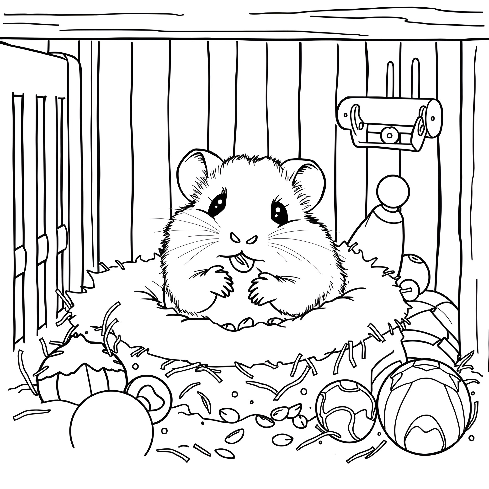 Best Hamster Coloring Pages (Free Printable PDF)