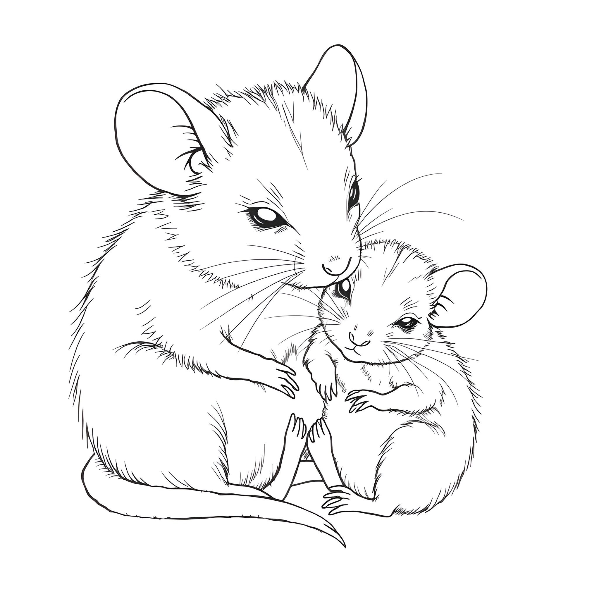 98 Best Mouse Coloring Pages (Free Printable PDFs)