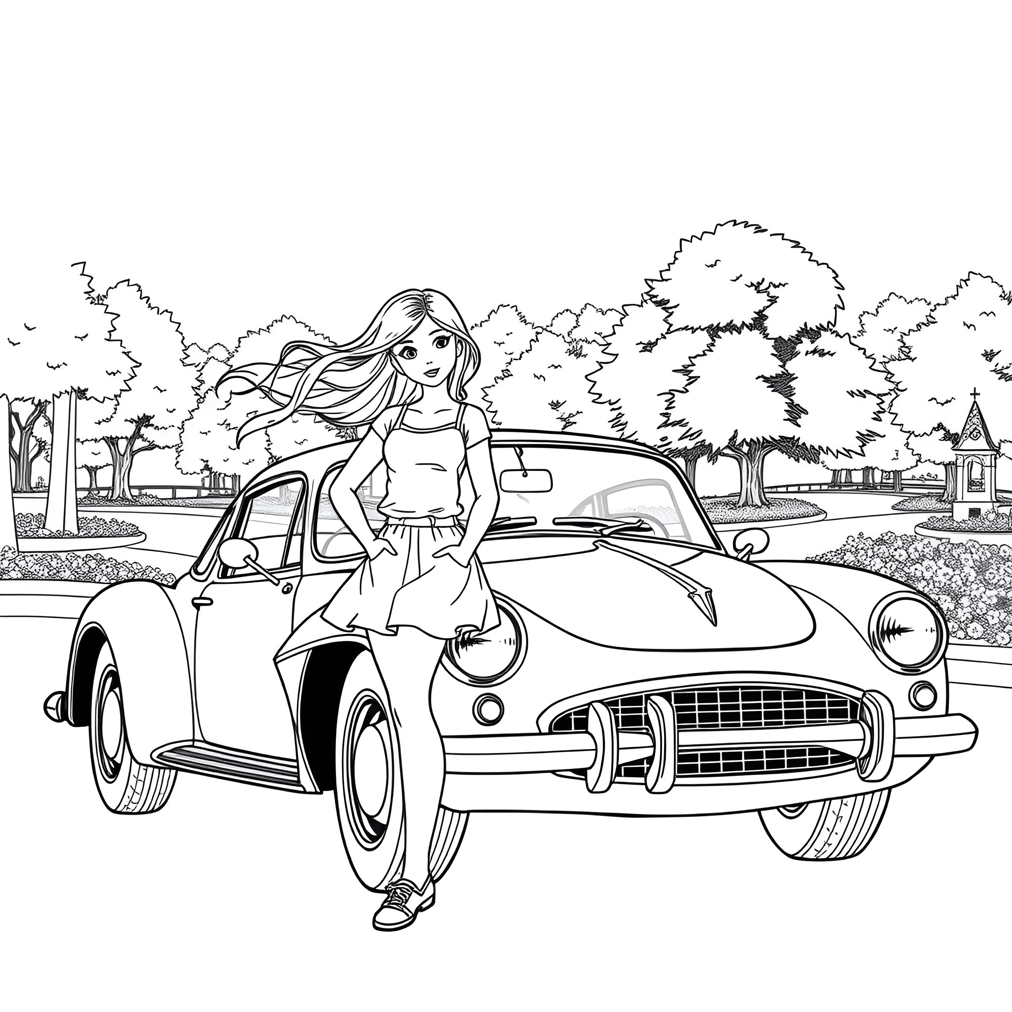 143 Best Girl Coloring Pages (Free Printable PDFs)