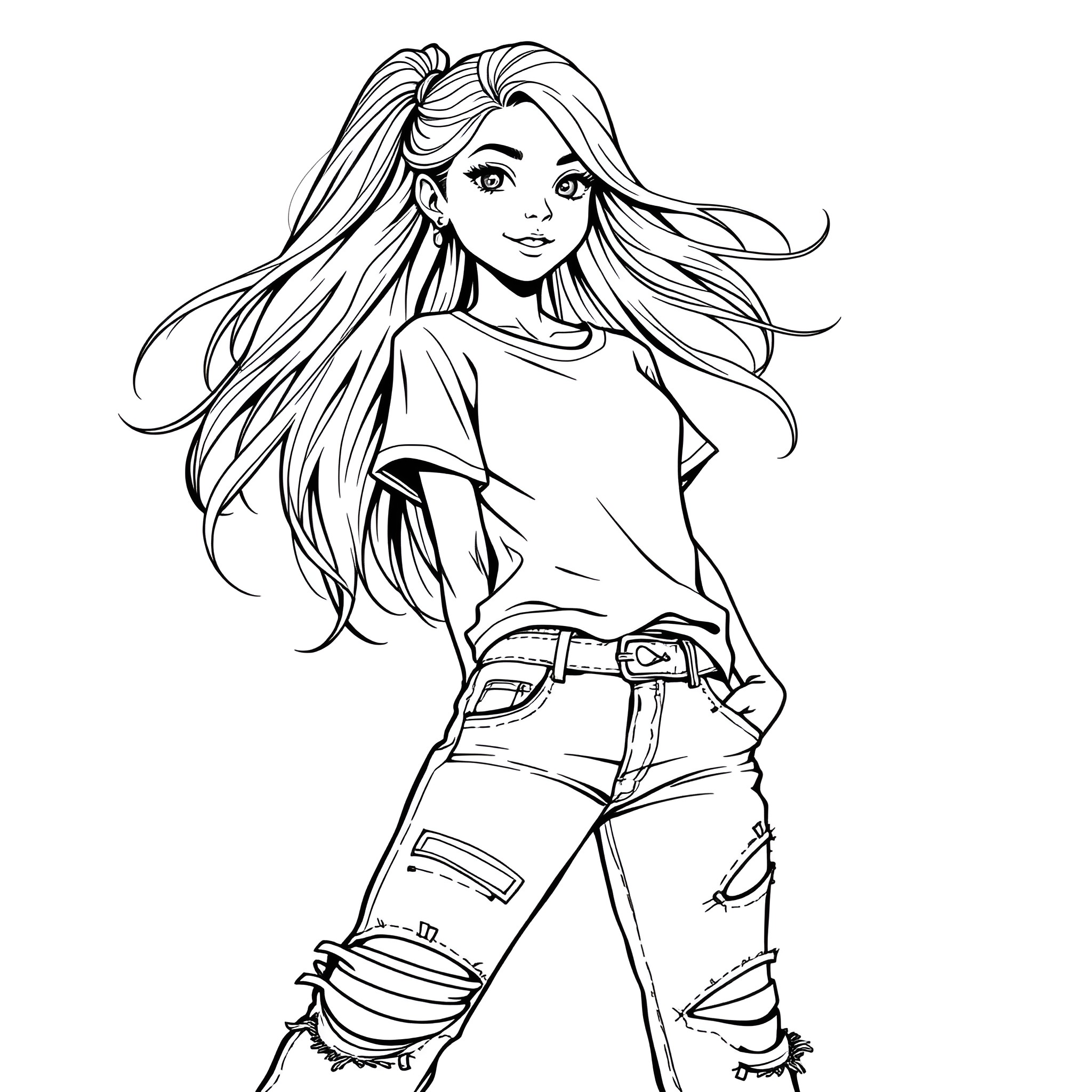128 Best Girl Coloring Pages (Free Printable PDFs)