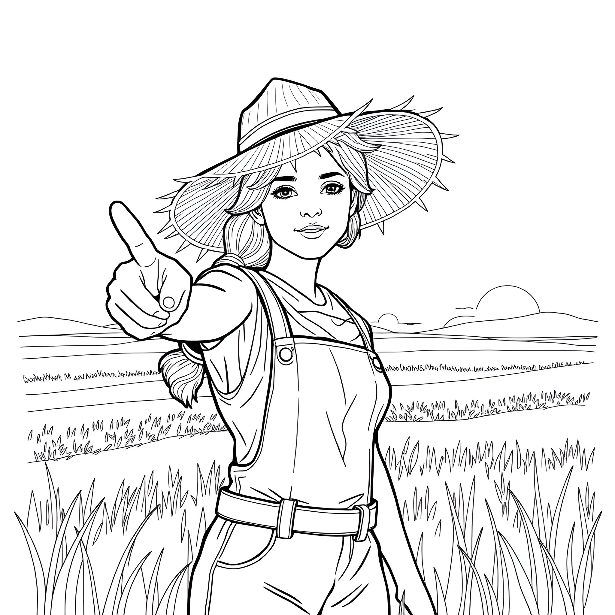 Best Farmer Coloring Pages (Free Printable PDF)
