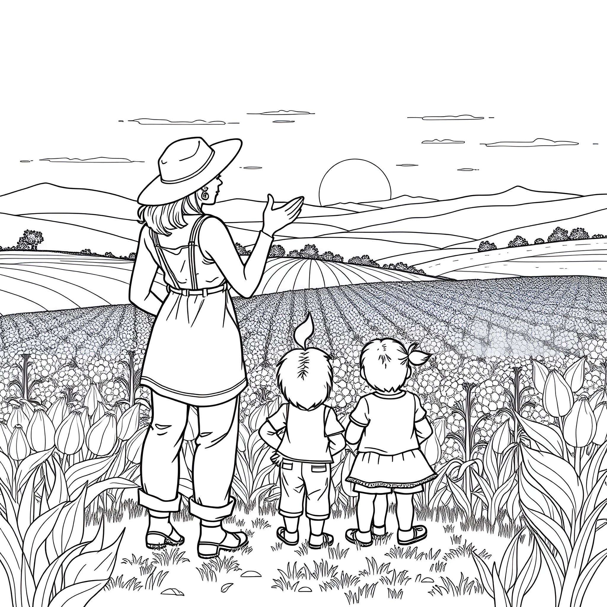 Best Farmer Coloring Pages (Free Printable PDF)