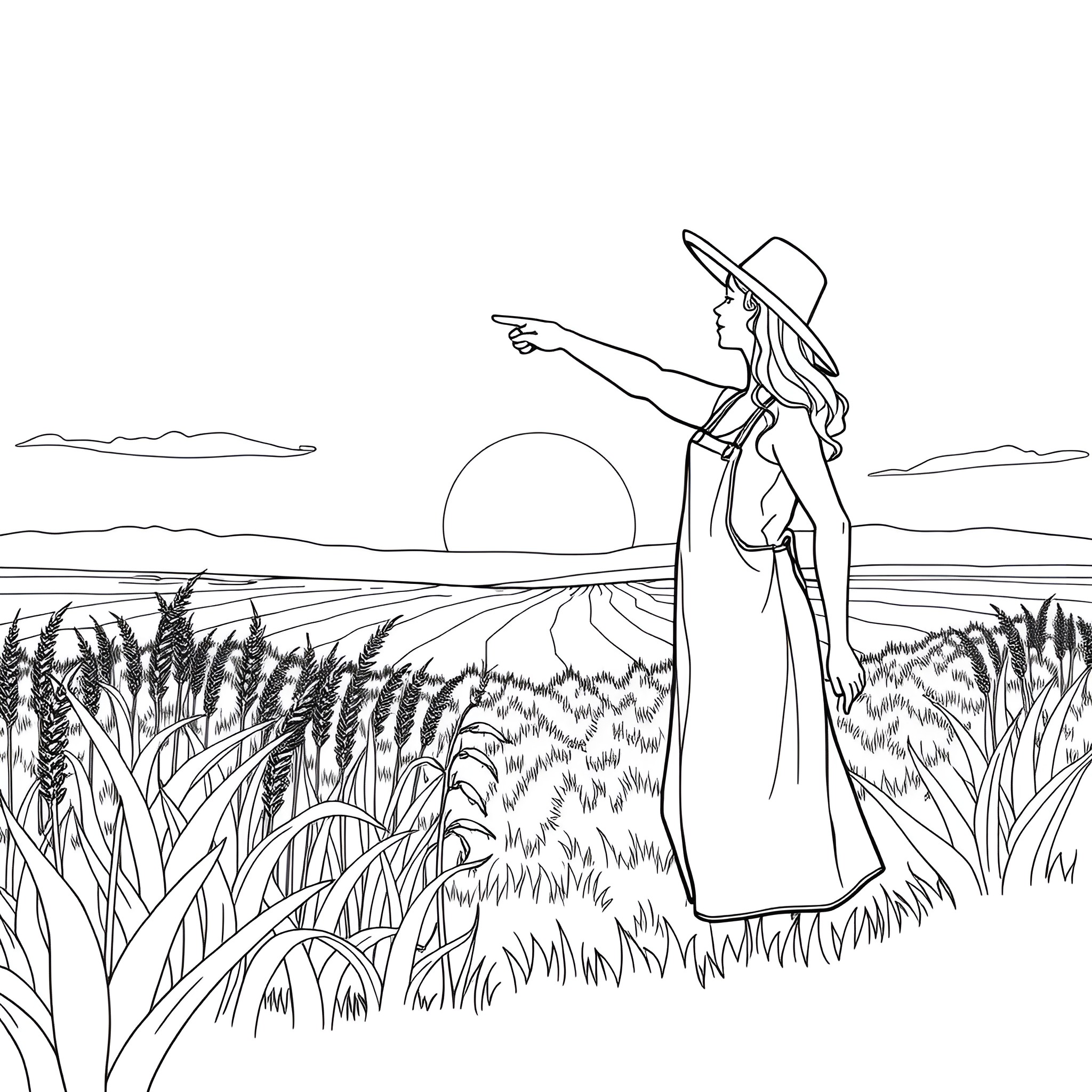 Best Farmer Coloring Pages (Free Printable PDF)