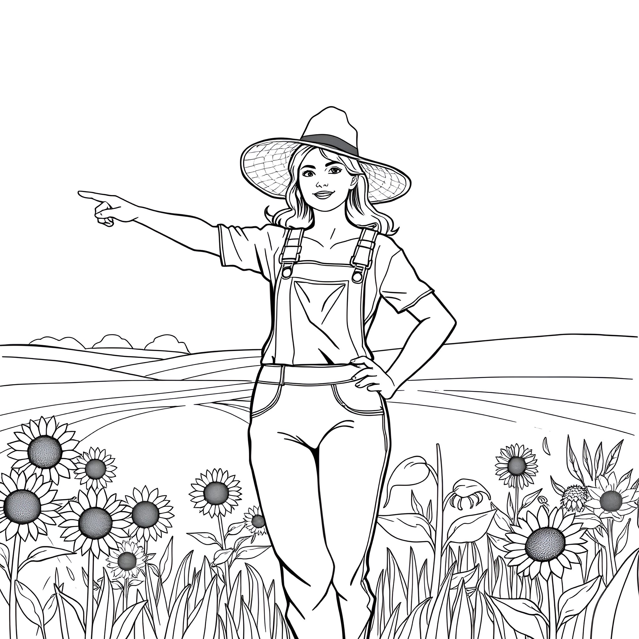 Best Farmer Coloring Pages (Free Printable PDF)