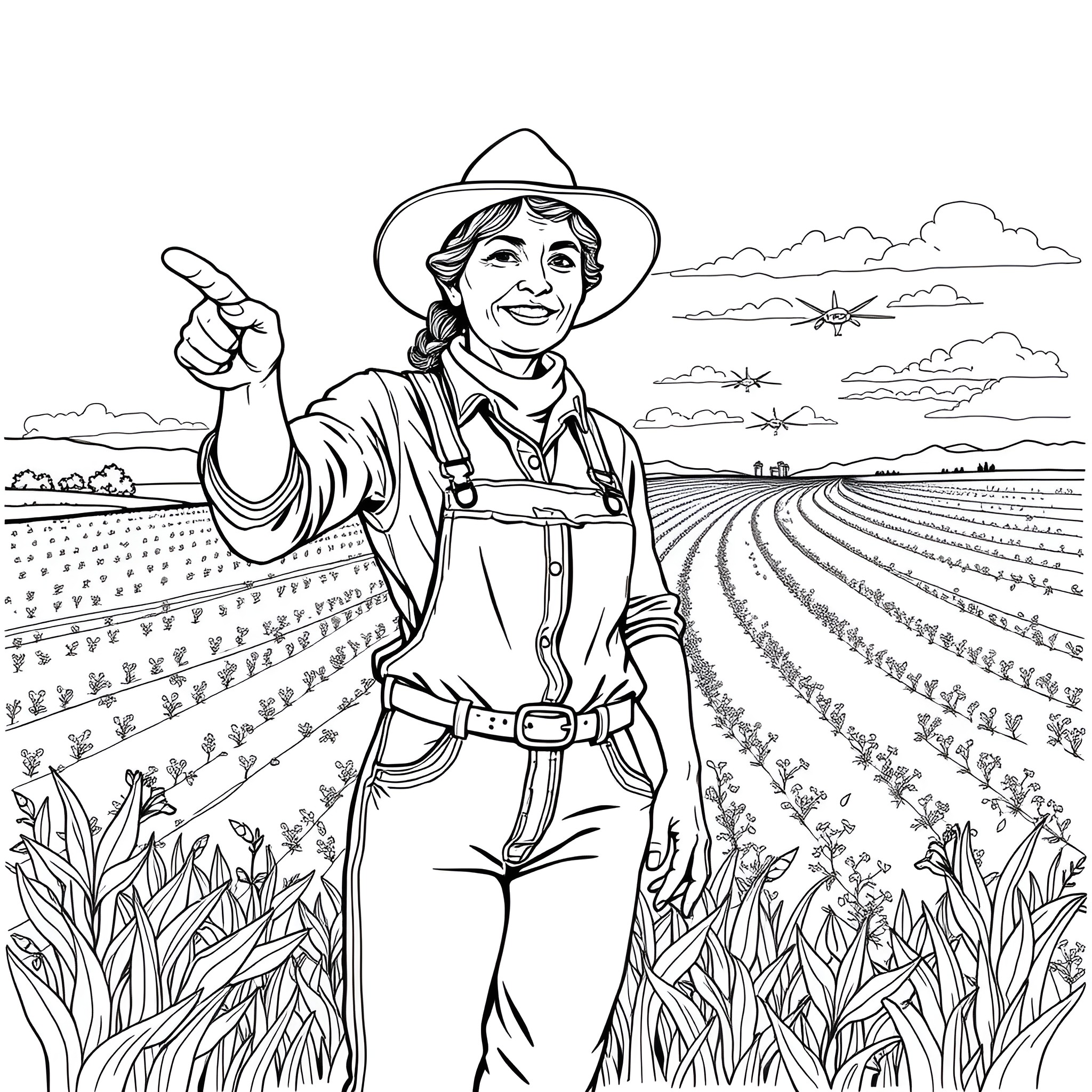 Best Farmer Coloring Pages (Free Printable PDF)
