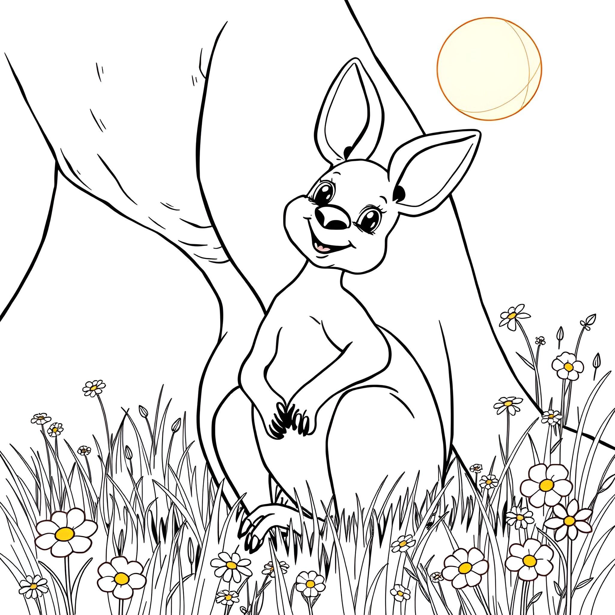 23 Best Baby Kangaroo Coloring Pages (Free Printable PDFs)