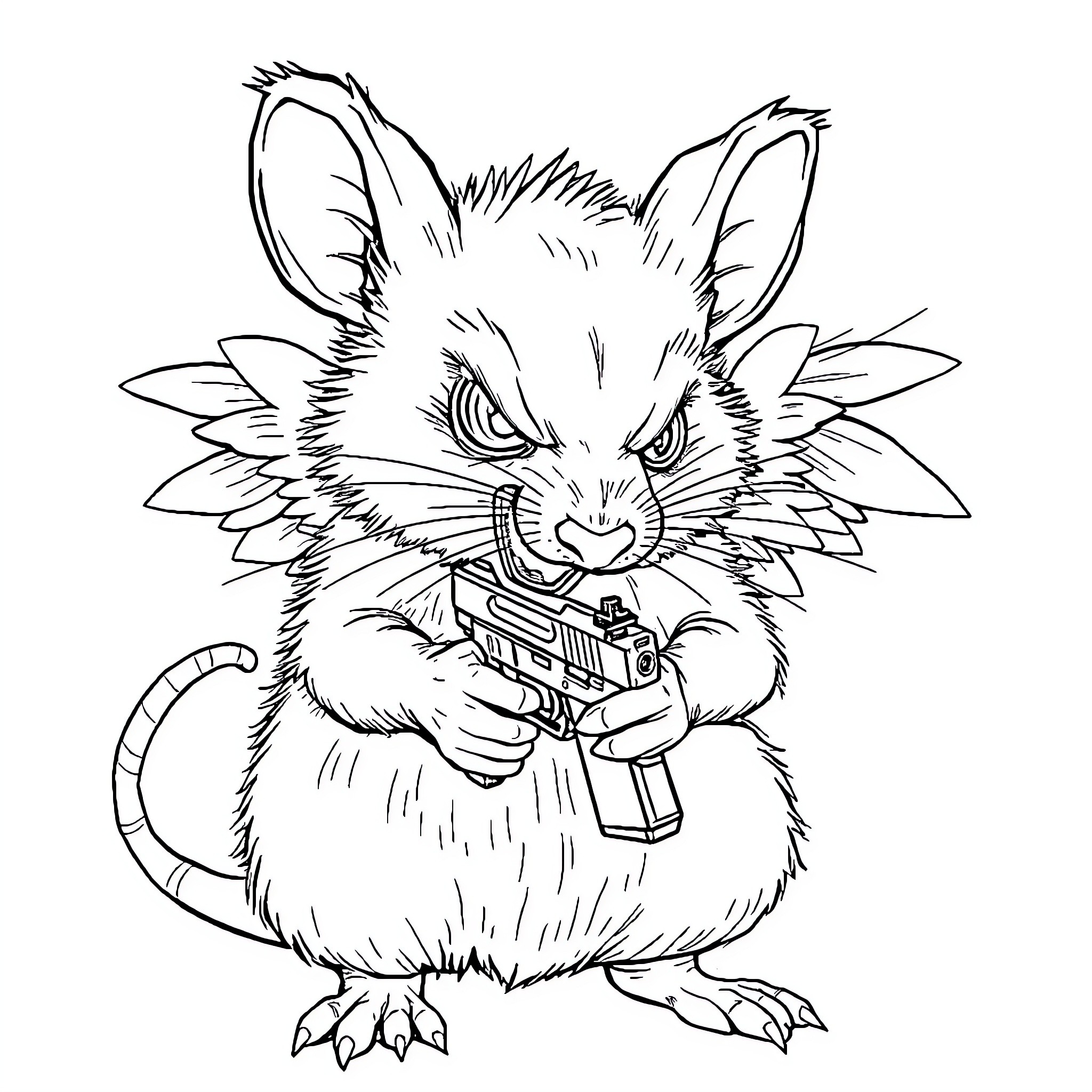 Best Rat Coloring Pages (Free Printable PDF)