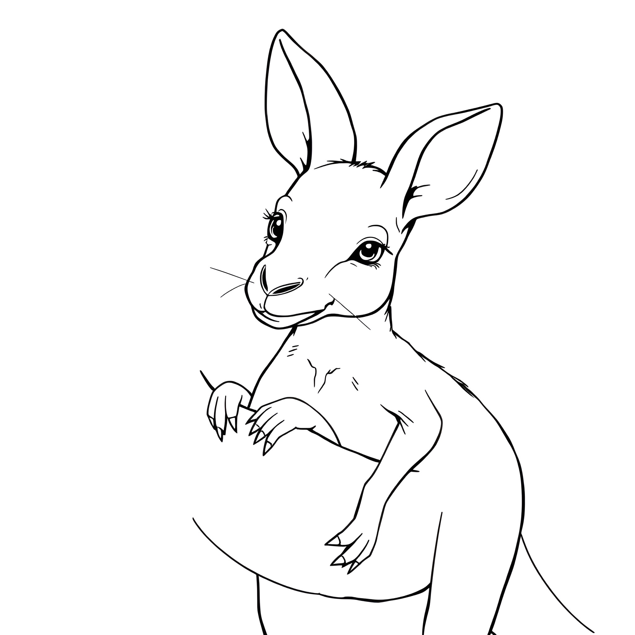 35 Best Kangaroo Coloring Pages (Free Printable PDFs)