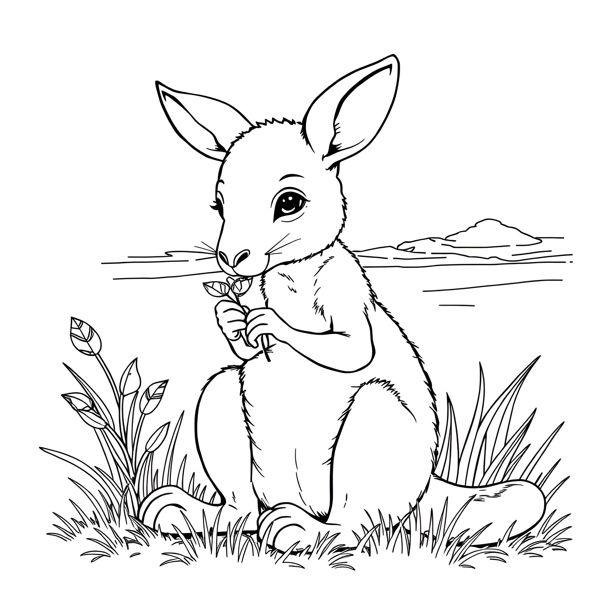 23 Best Baby Kangaroo Coloring Pages (Free Printable PDFs)
