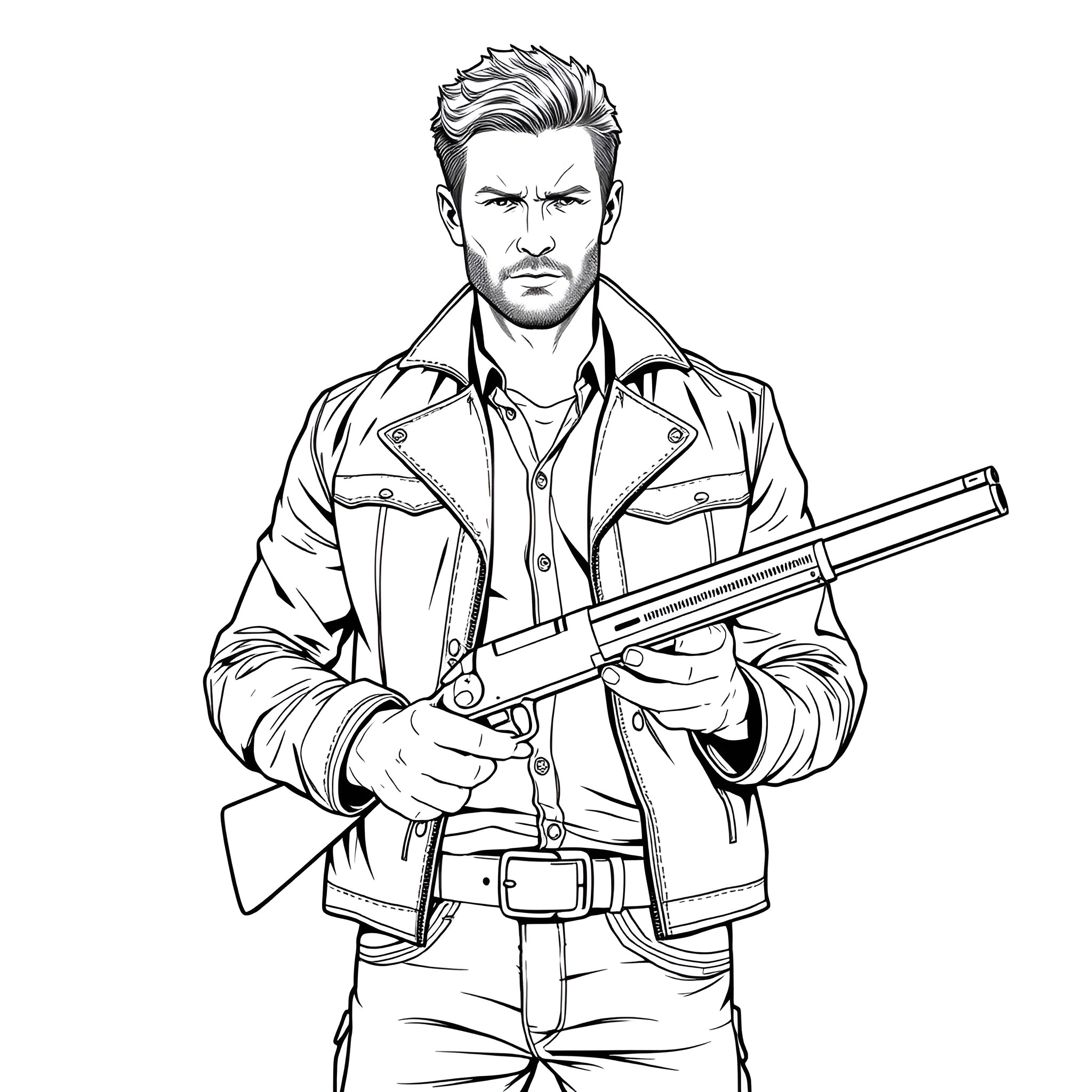 Best Dean Winchester Coloring Pages (Free Printable PDF)