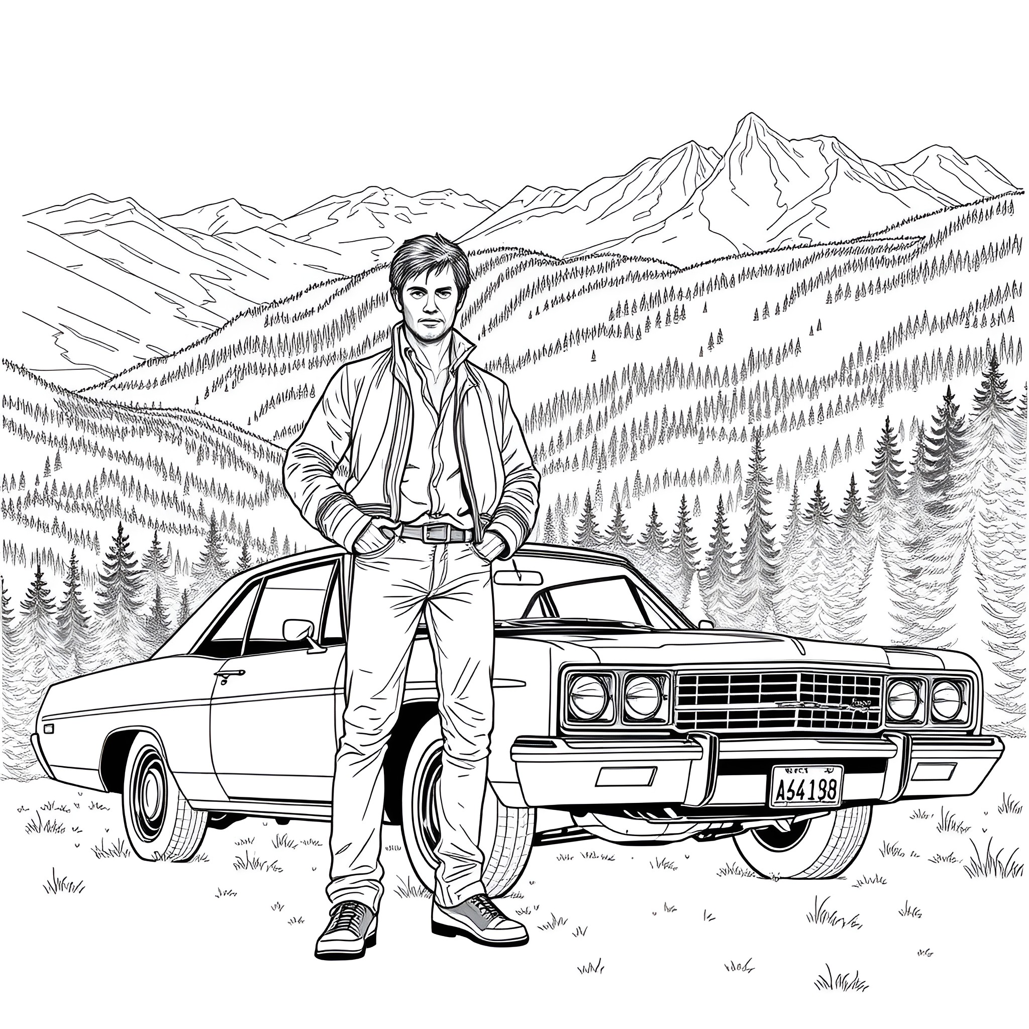 Best Dean Winchester Coloring Pages (Free Printable PDF)
