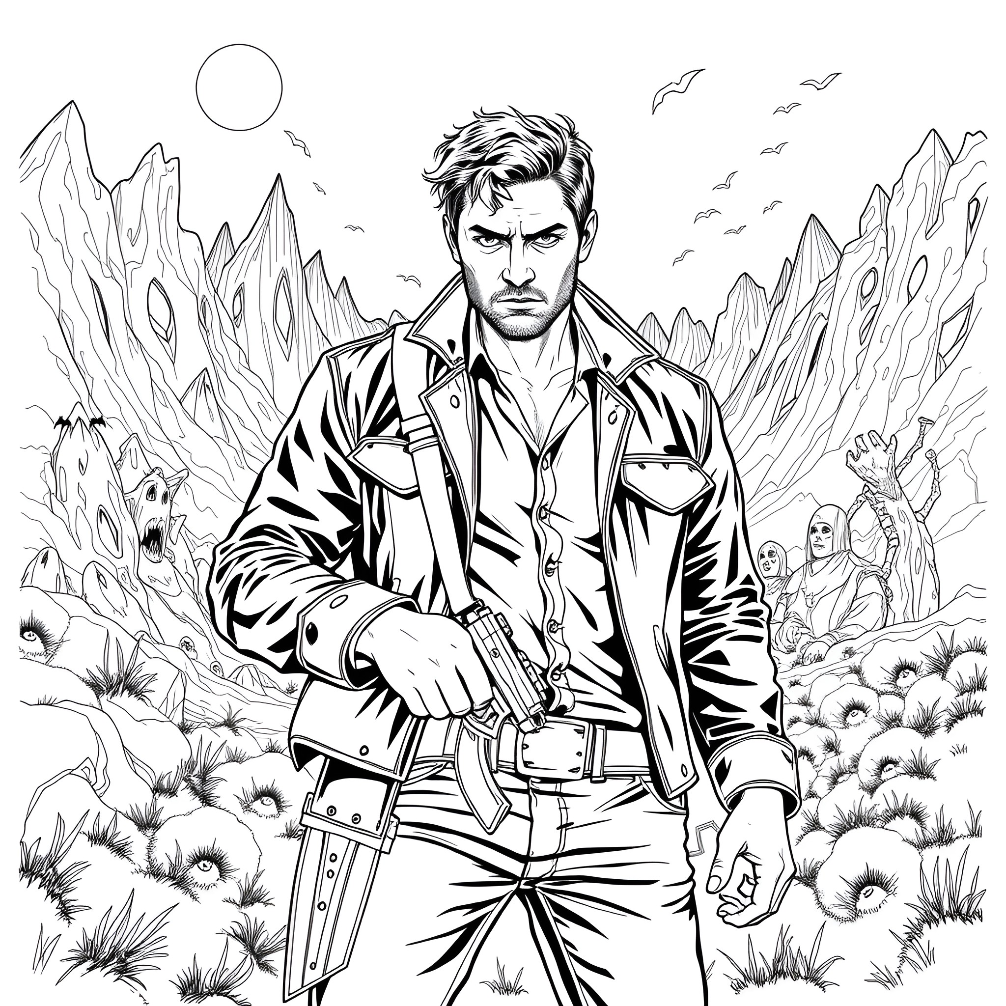 Best Dean Winchester Coloring Pages (Free Printable PDF)