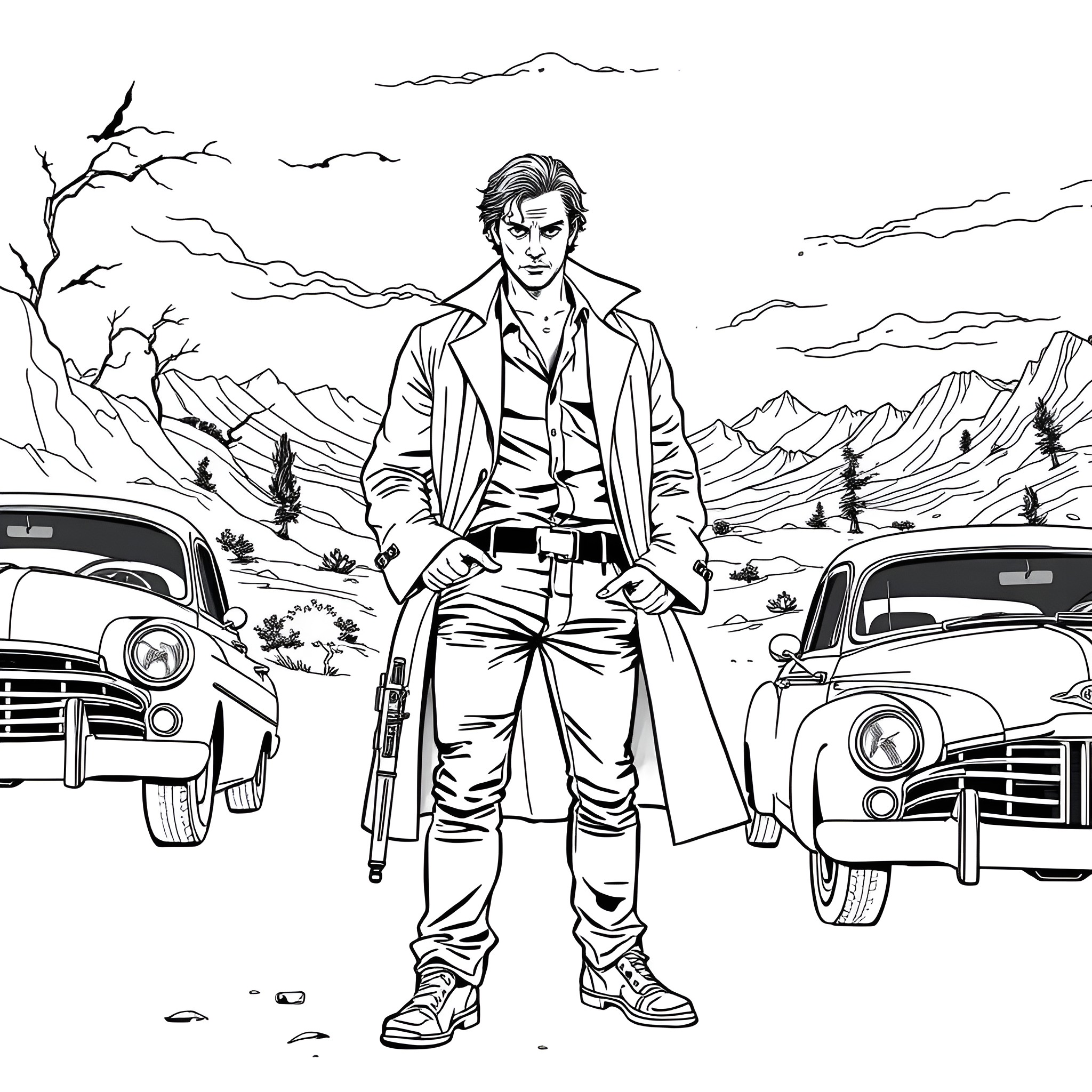 Best Dean Winchester Coloring Pages (Free Printable PDF)