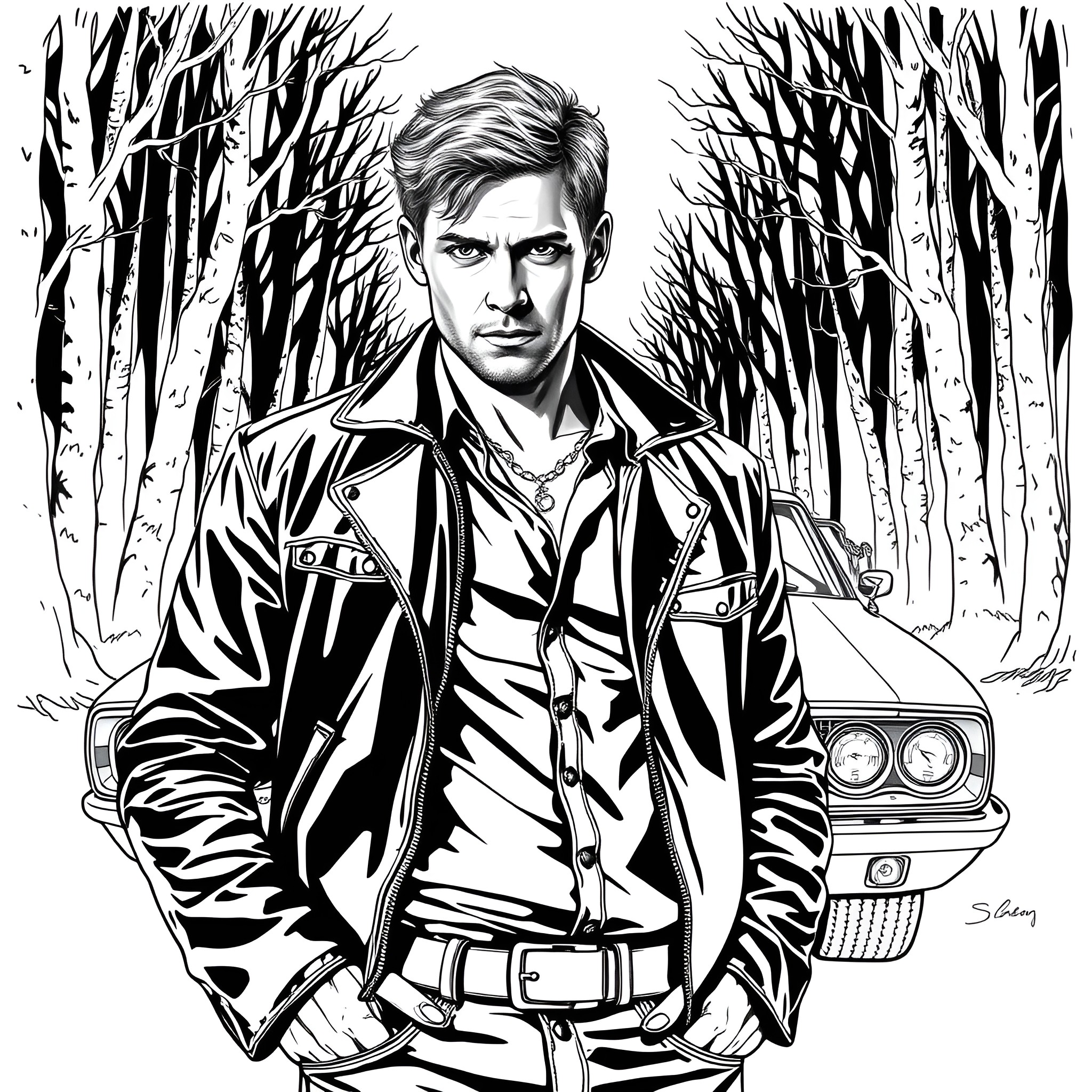 Best Dean Winchester Coloring Pages (Free Printable PDF)