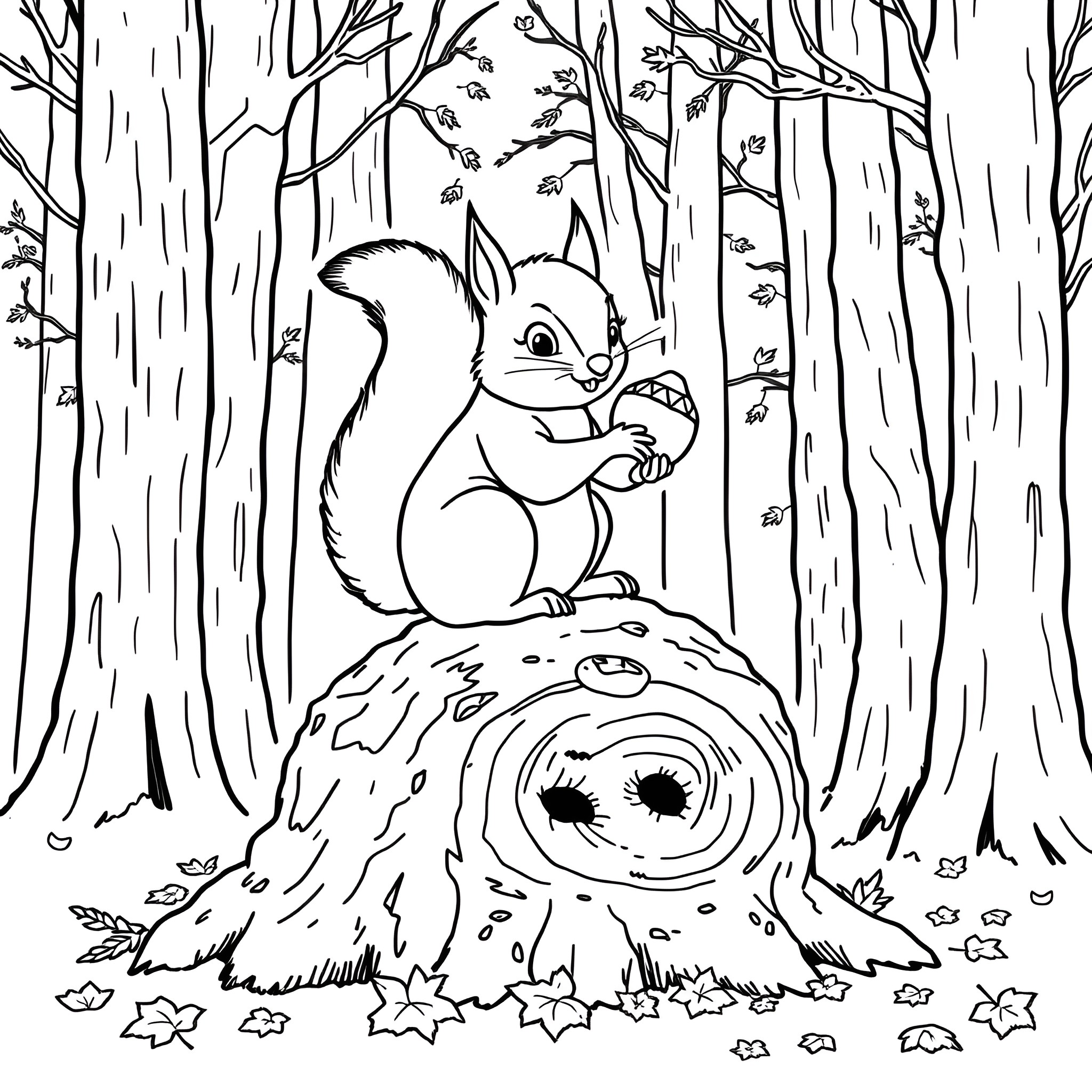 Best Squirrel Coloring Pages (Free Printable PDF)