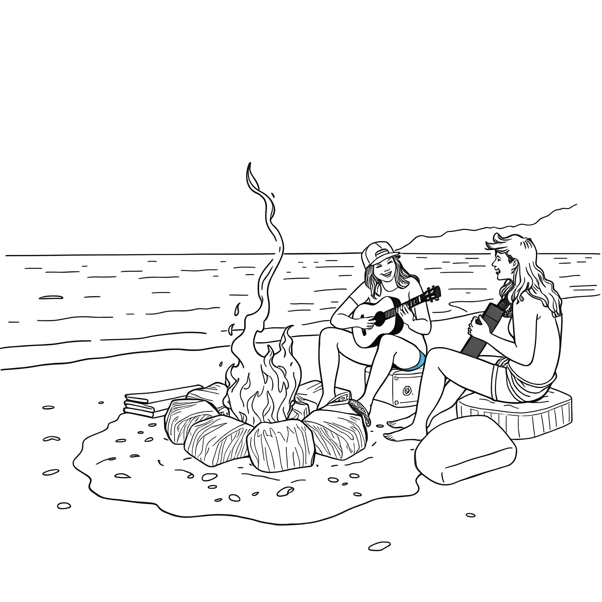 Best Guitar Coloring Pages (Free Printable PDF)