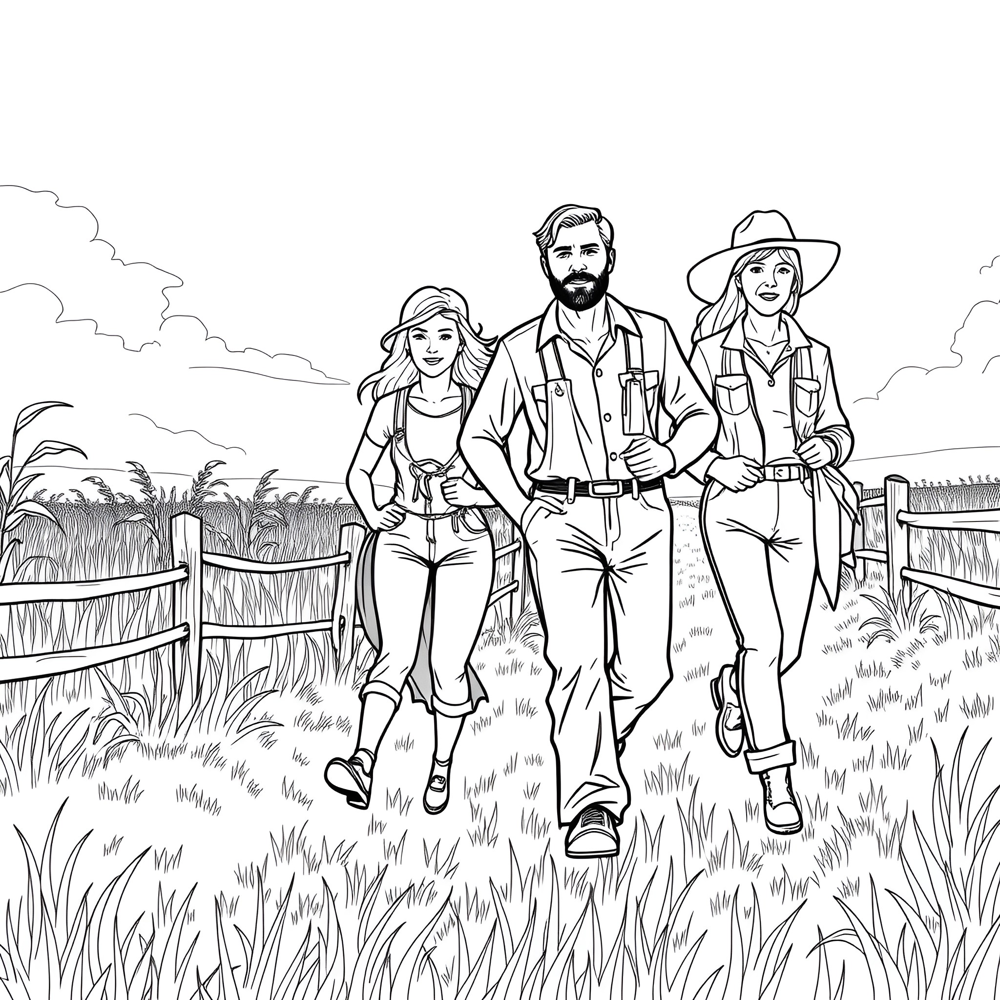Best Farmer Coloring Pages (Free Printable PDF)