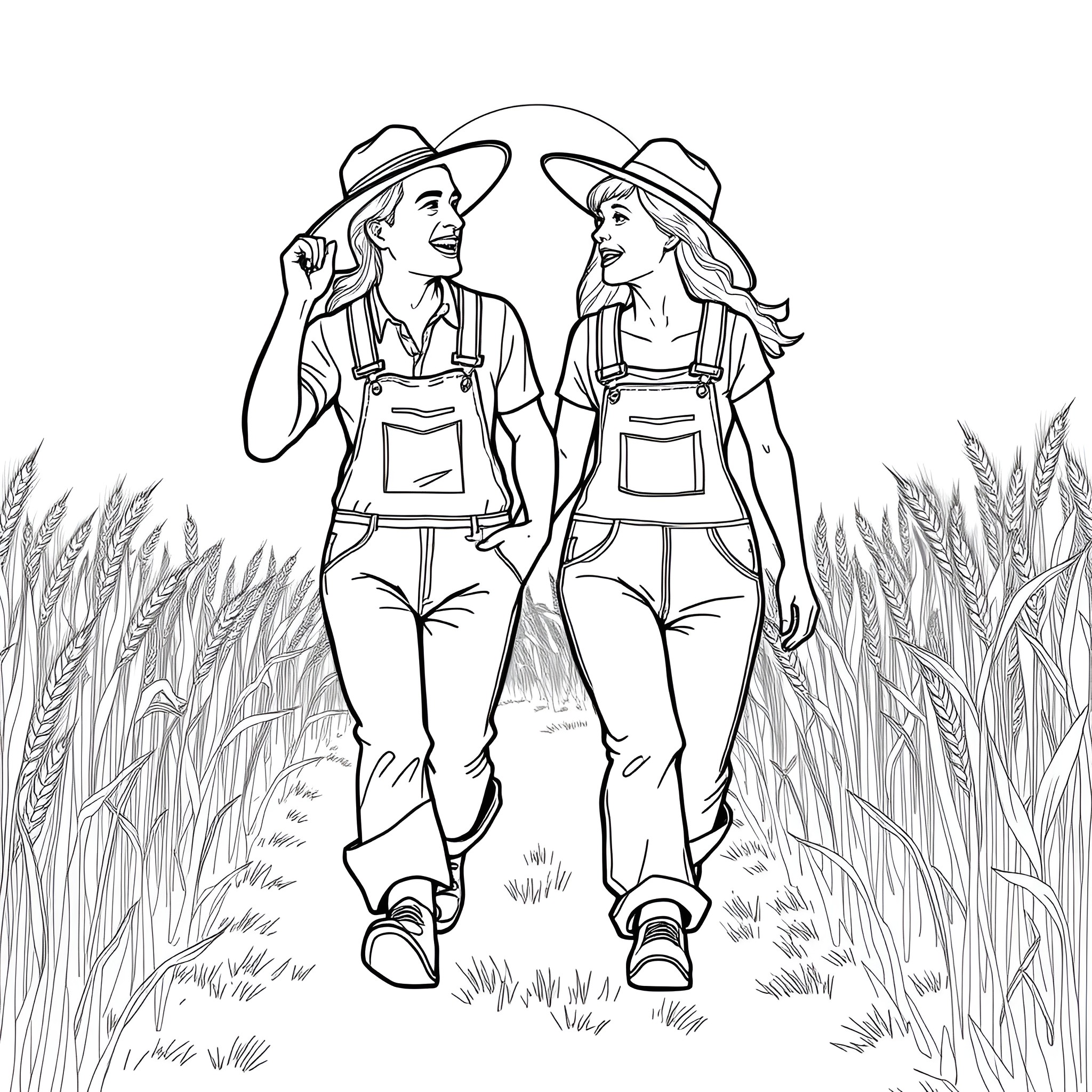 Best Farmer Coloring Pages (Free Printable PDF)
