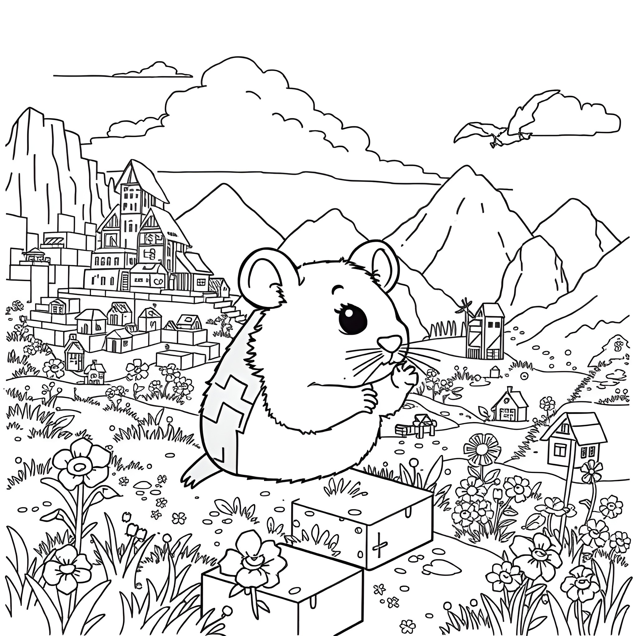 Best Hamster Coloring Pages (Free Printable PDF)