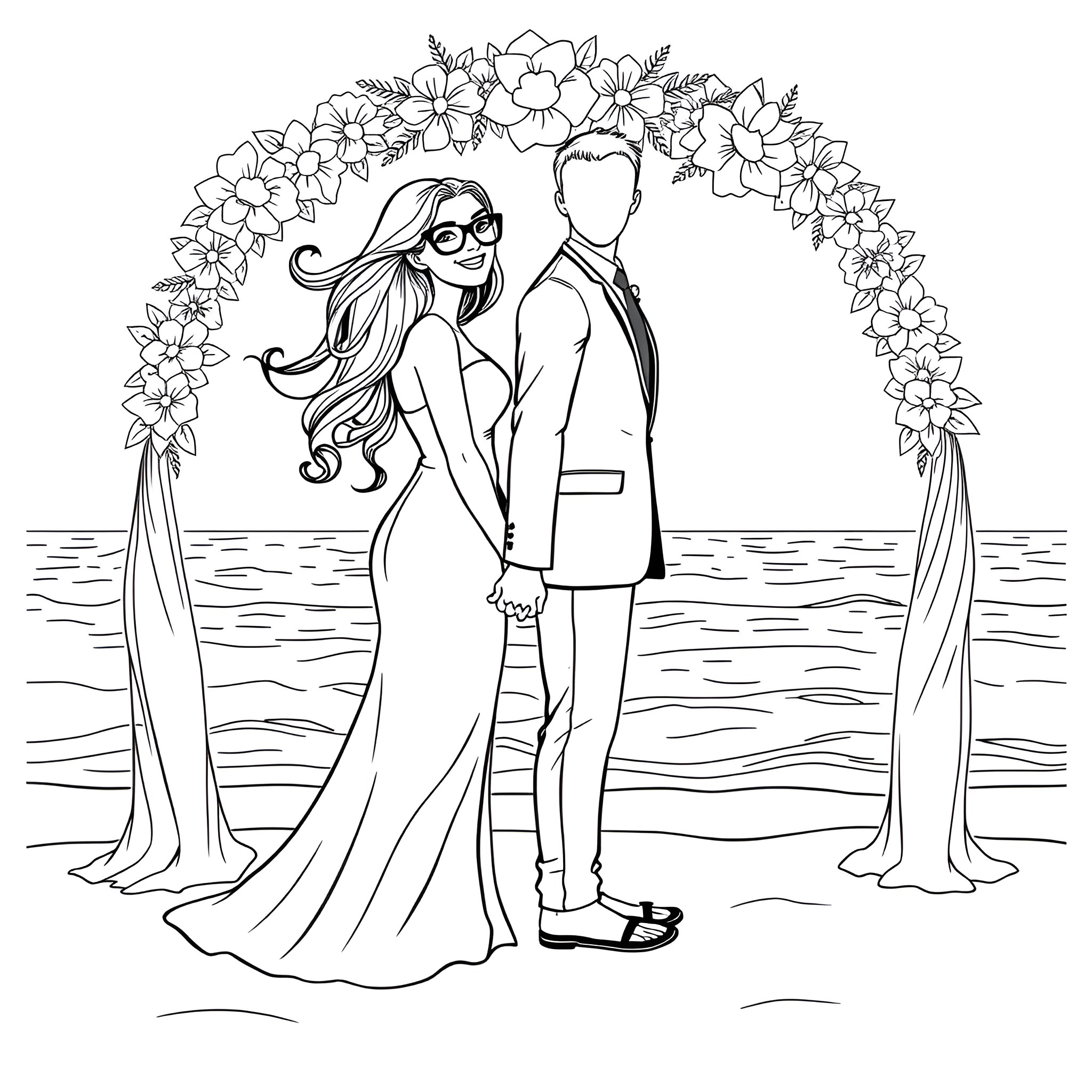 117 Best Wedding Coloring Pages (Free Printable PDFs)