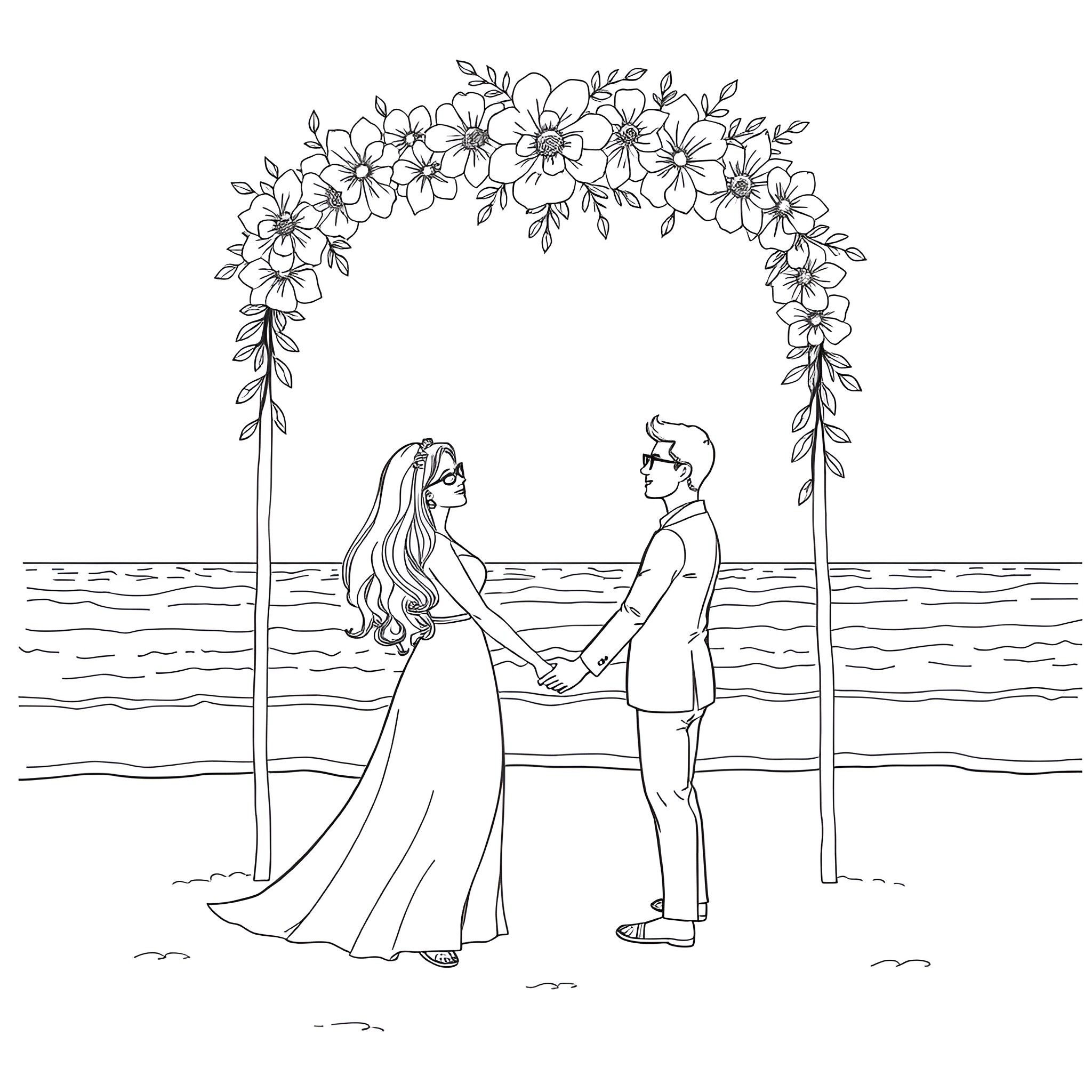 Best Wedding Coloring Pages (Free Printable PDF)