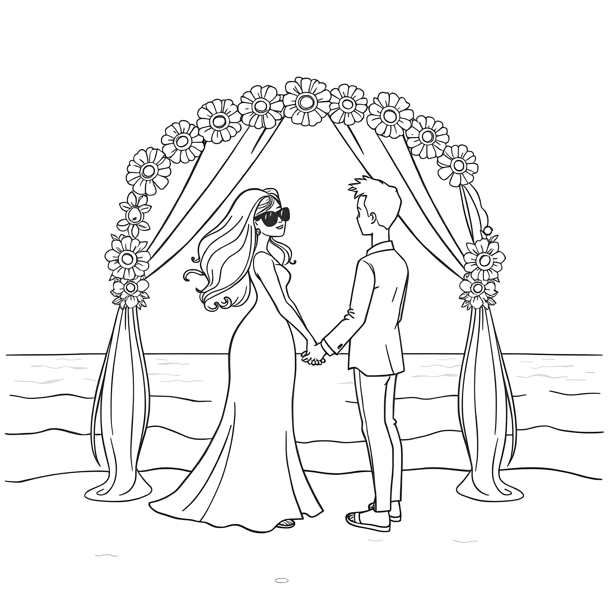 89 Best Wedding Coloring Pages (Free Printable PDFs)