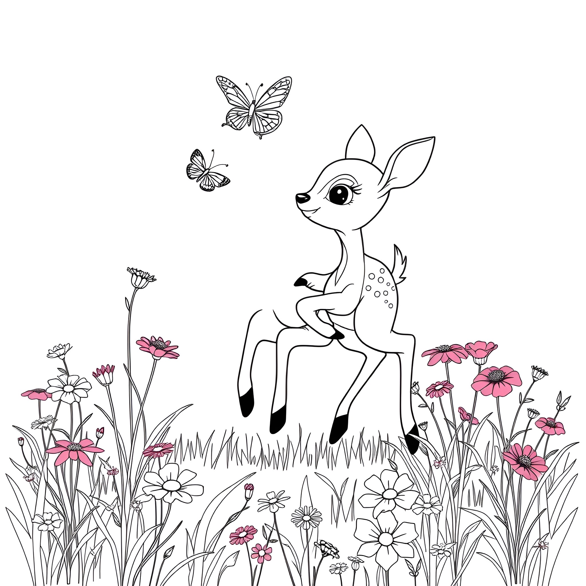 Best Deer Coloring Pages (Free Printable PDF)