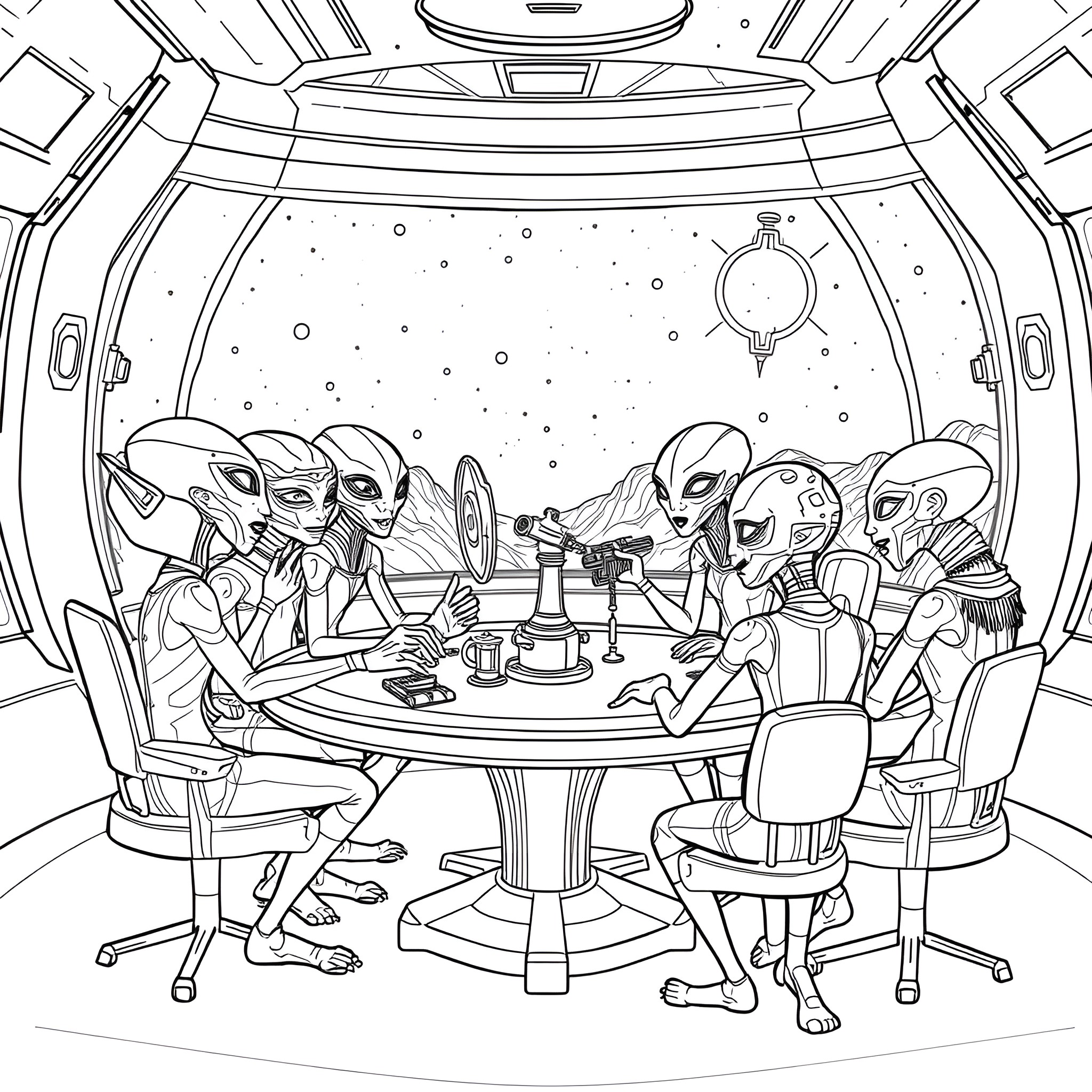 165 Best Alien Coloring Pages (Free Printable PDFs)