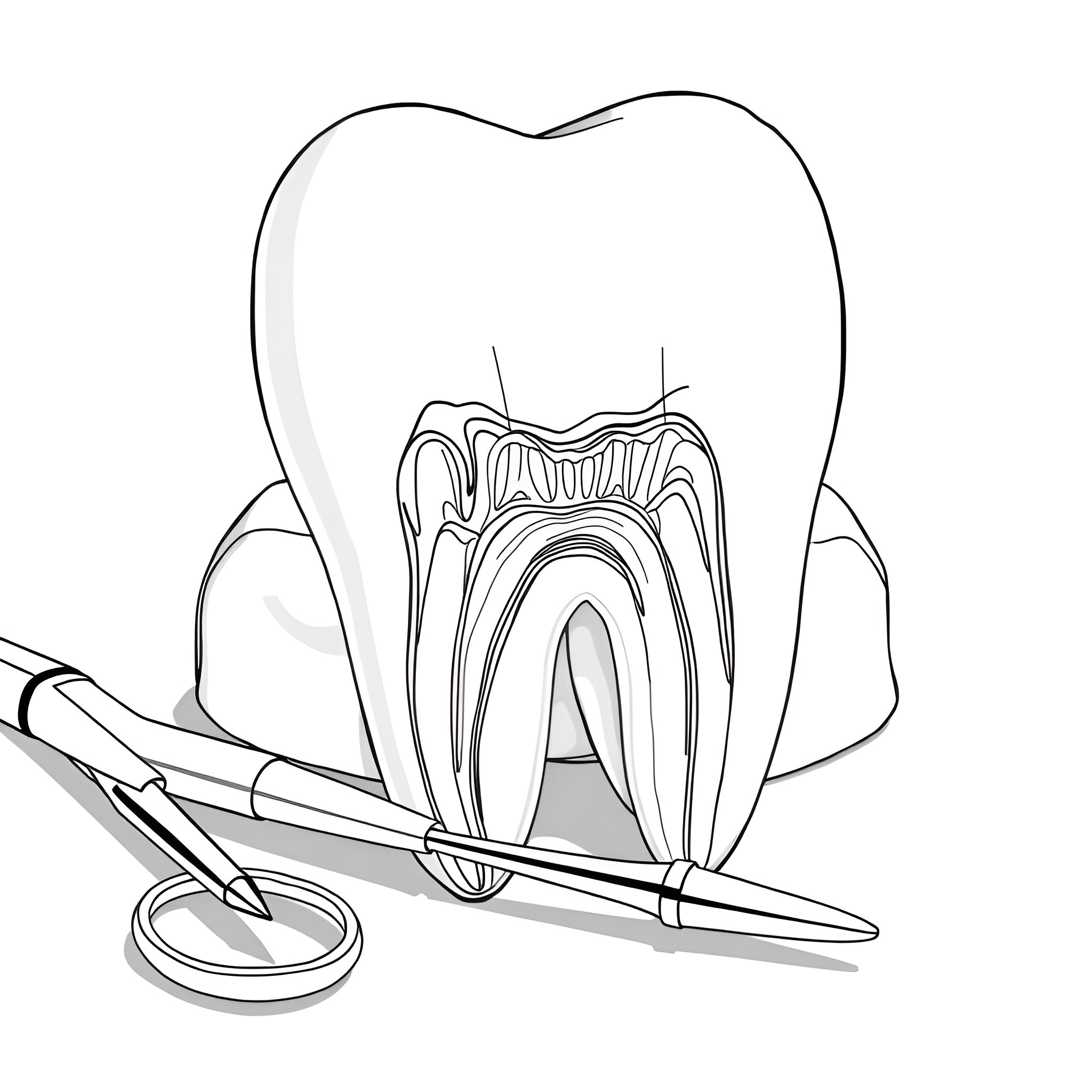Best Tooth Coloring Pages (Free Printable PDF)