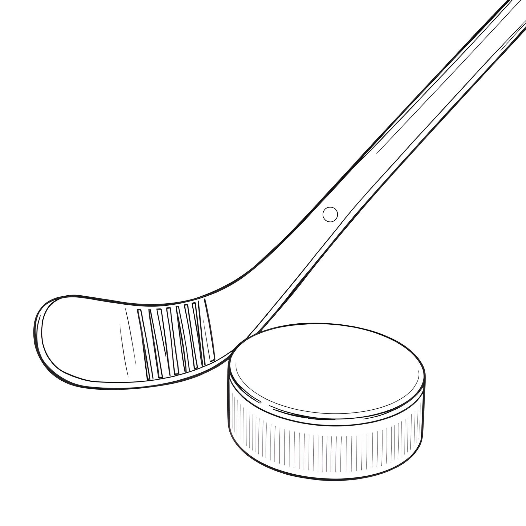 Best Hockey Stick and Puck Coloring Pages (Free Printable PDF)