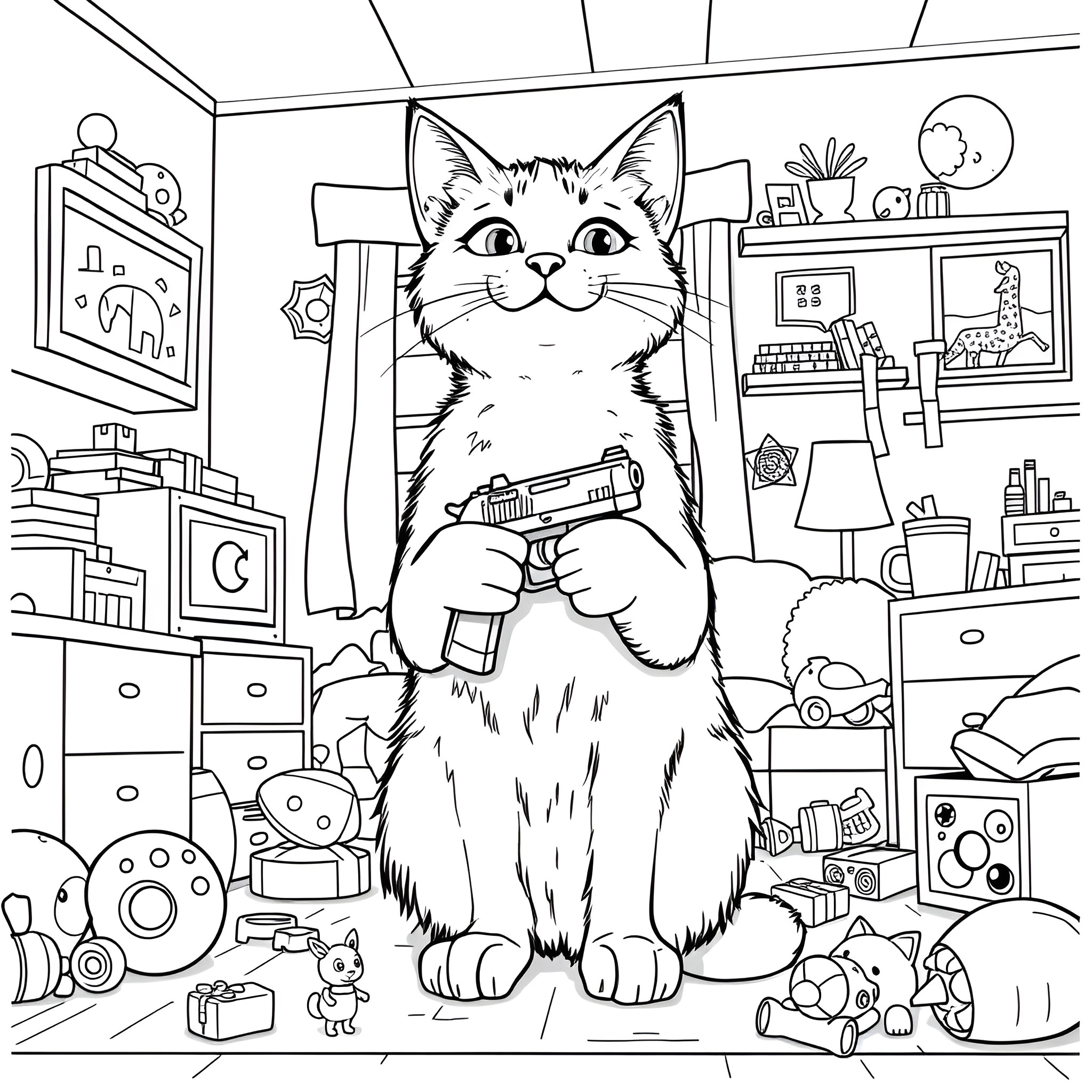 Best Cat Coloring Pages (Free Printable PDF)