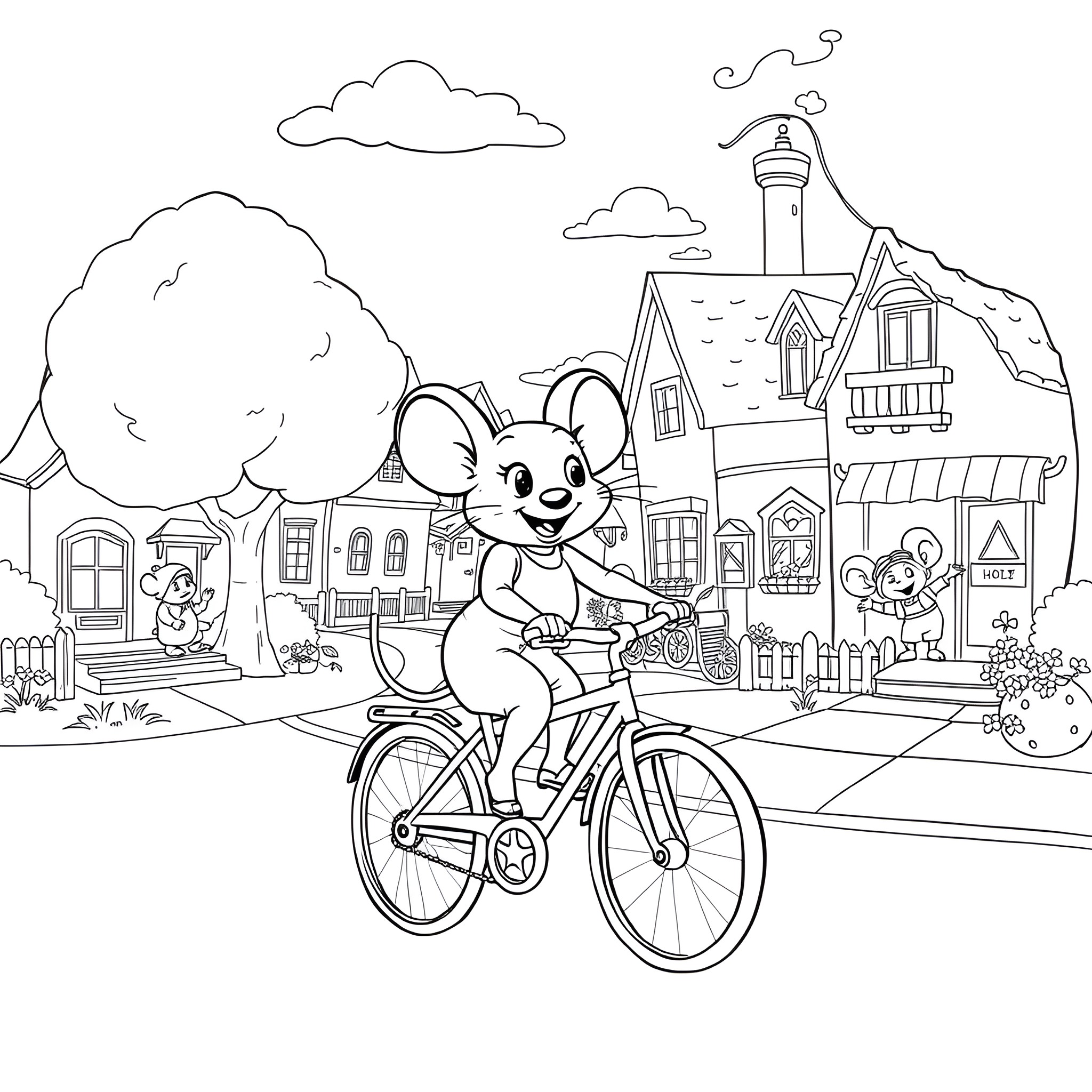 38 Best Mouse Coloring Pages (Free Printable PDFs)
