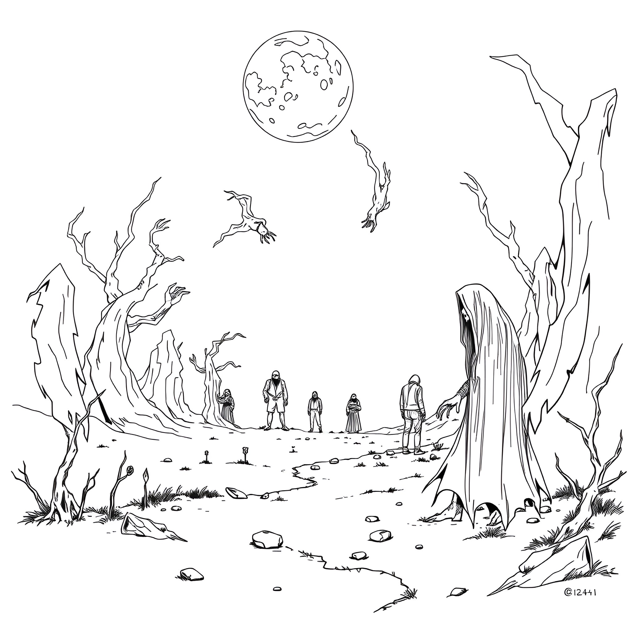 8 Best Nightmare Coloring Pages (Free Printable PDFs)