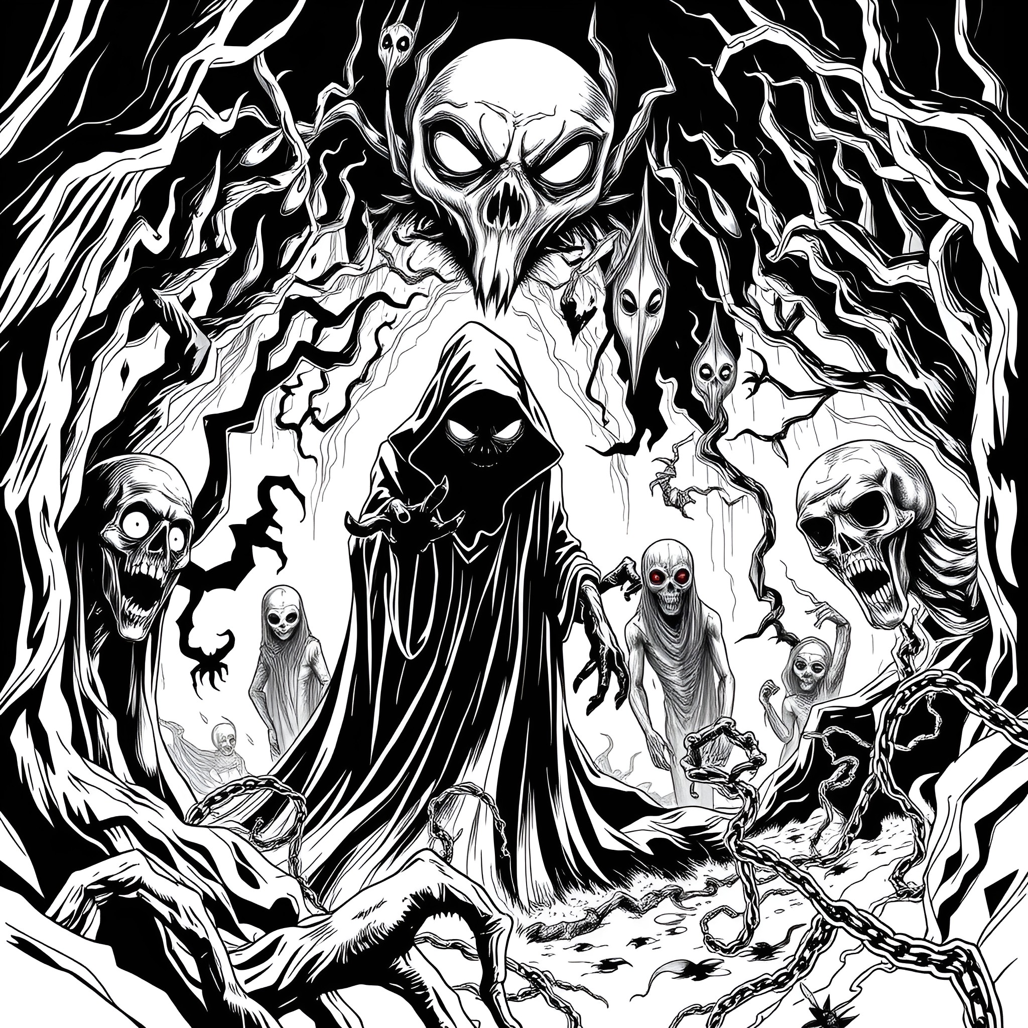 8 Best Nightmare Coloring Pages (Free Printable PDFs)