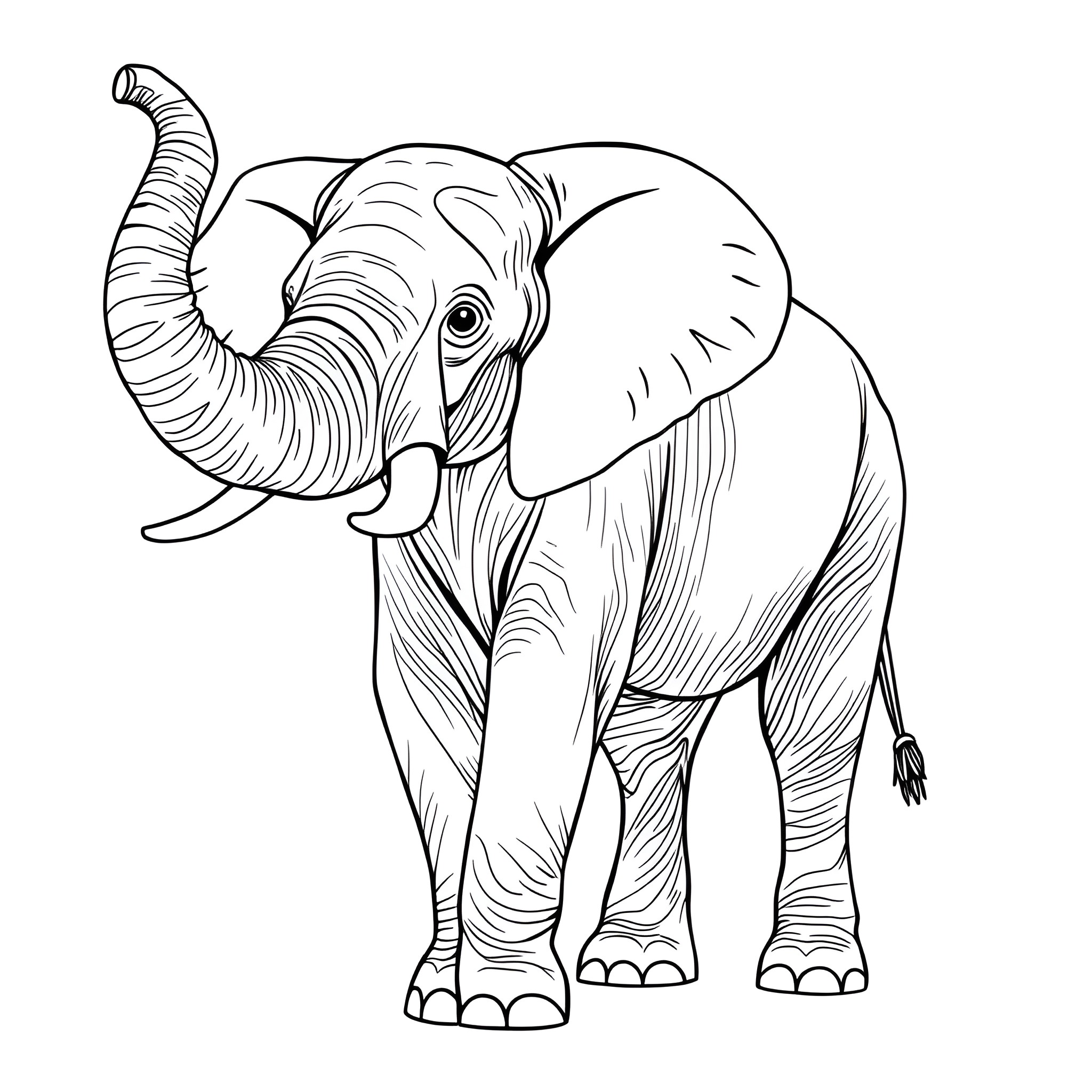 Best Elephant Coloring Pages (Free Printable PDF)