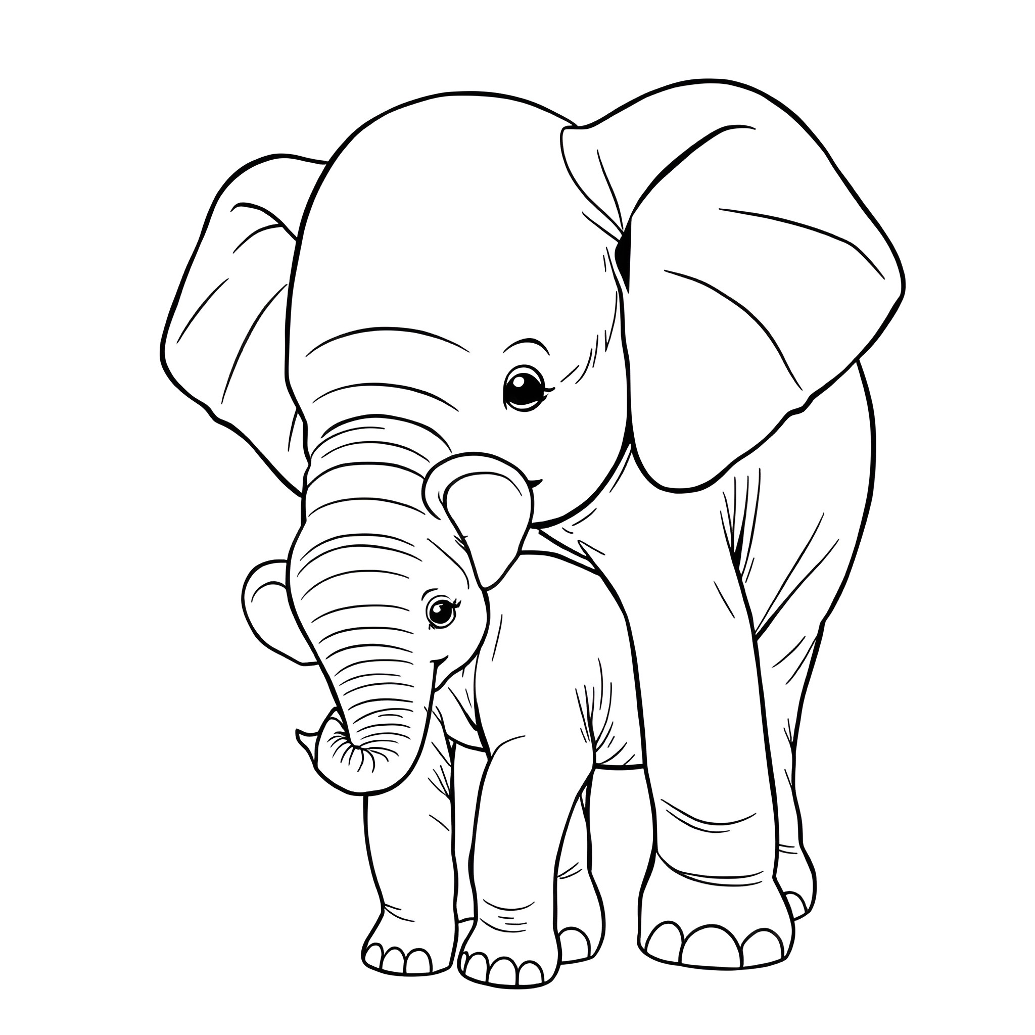 Best Elephant Coloring Pages (Free Printable PDF)