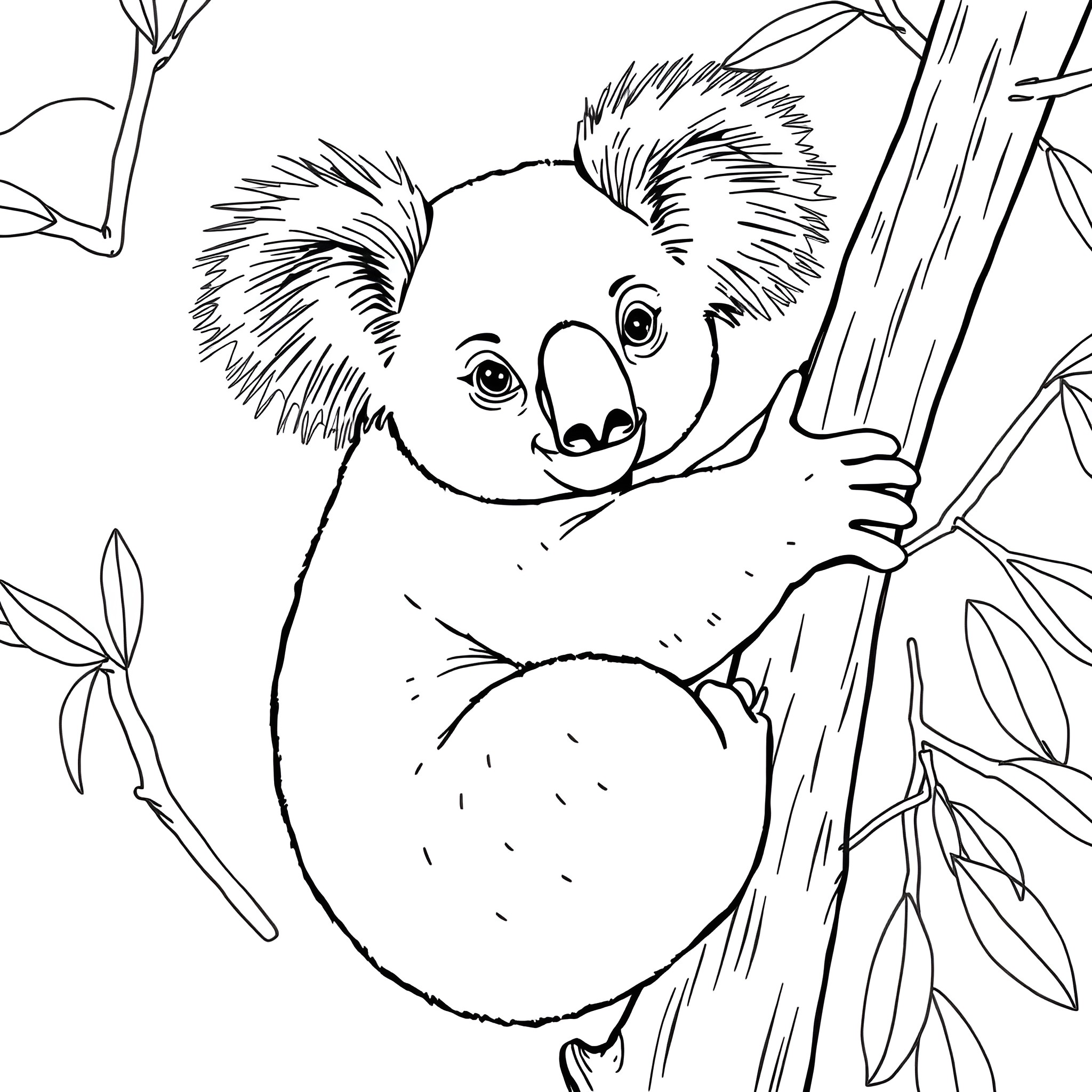1 Best Baby Koala Coloring Pages (Free Printable PDFs)