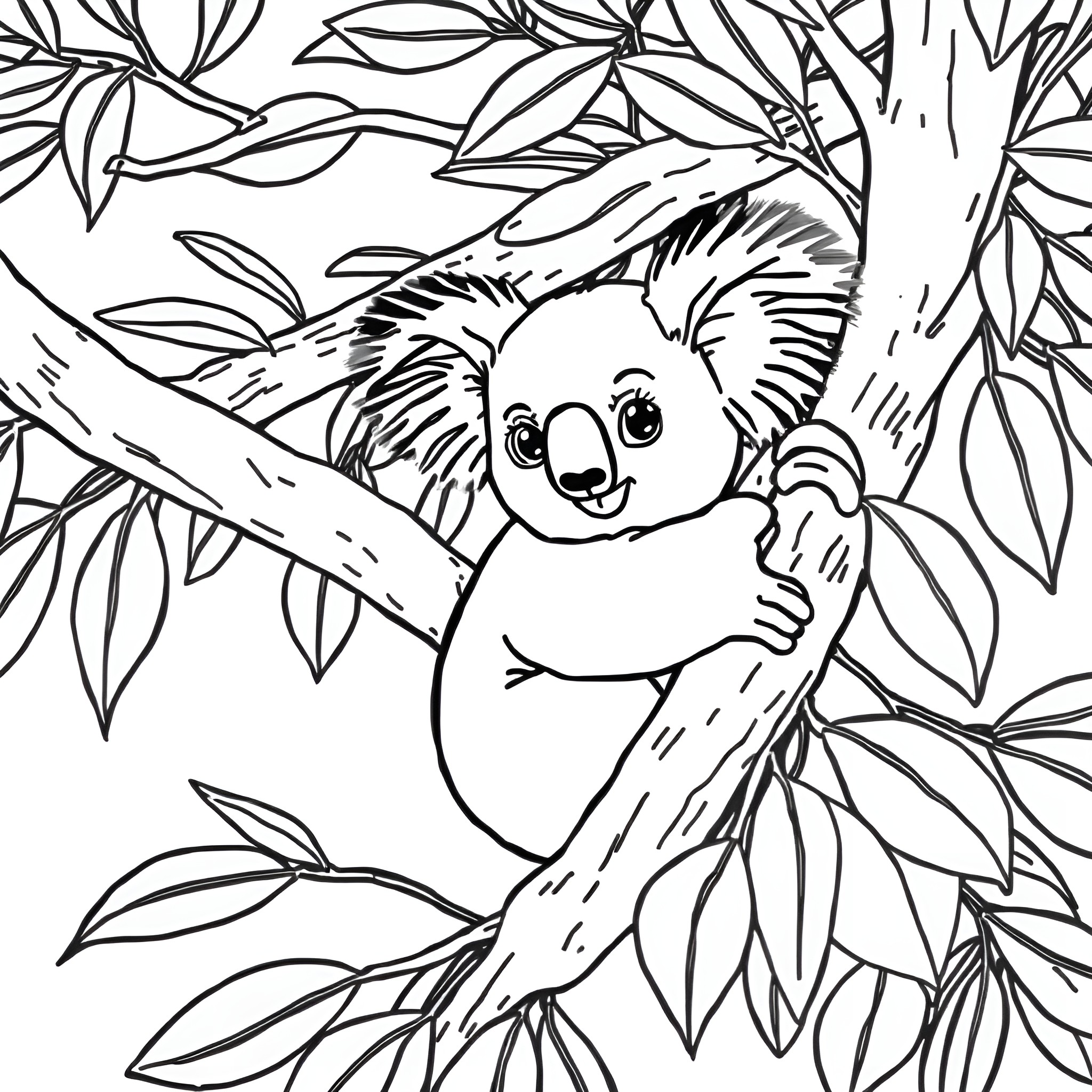 89 Best Koala Coloring Pages (Free Printable PDFs)