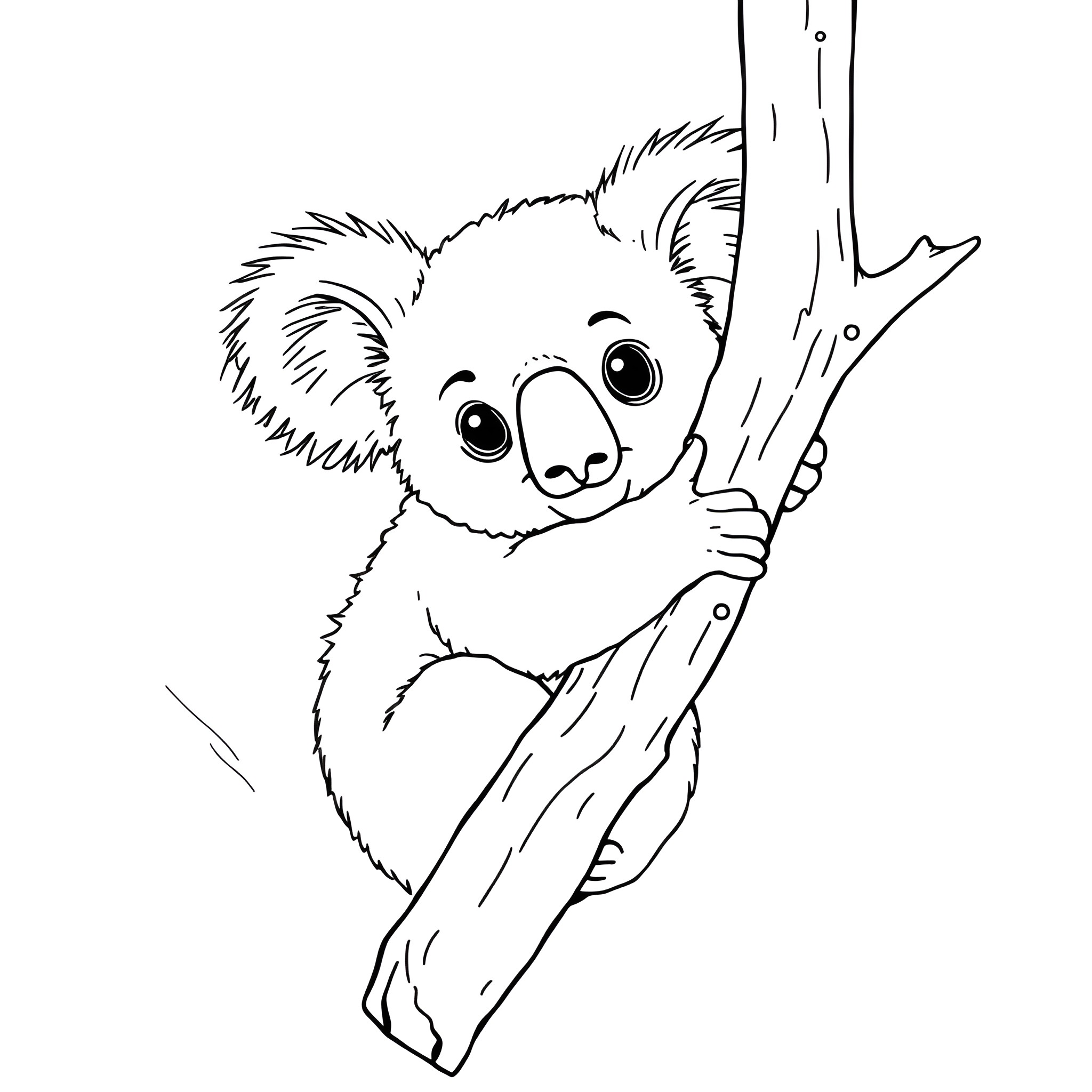 1 Best Baby Koala Coloring Pages (Free Printable PDFs)