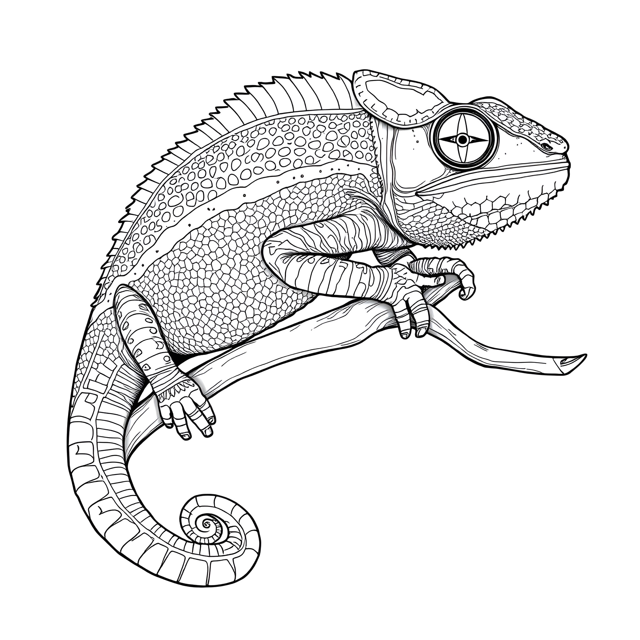 70 Best Chameleon Coloring Pages (Free Printable PDFs)