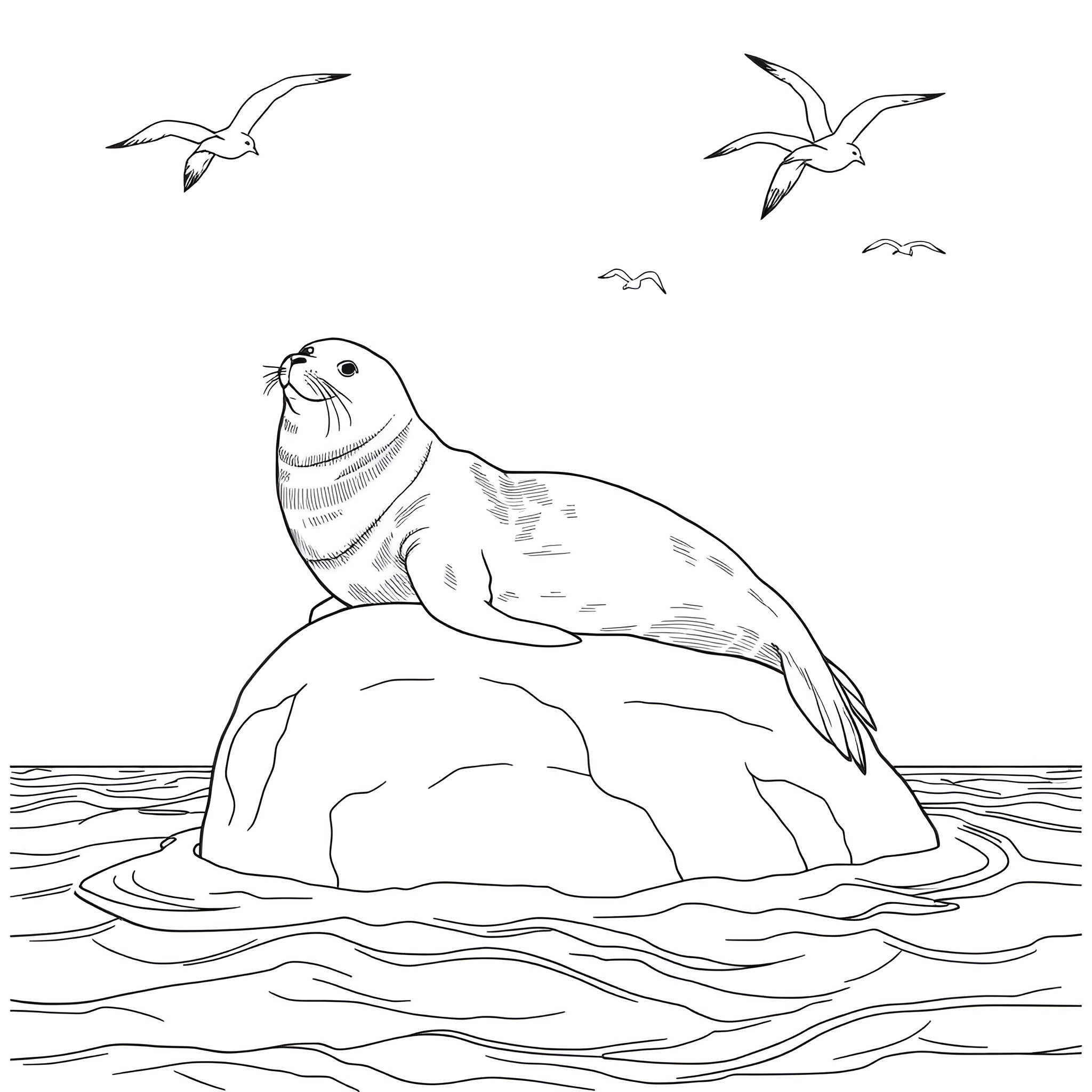 32 Best Seal Coloring Pages (Free Printable PDFs)