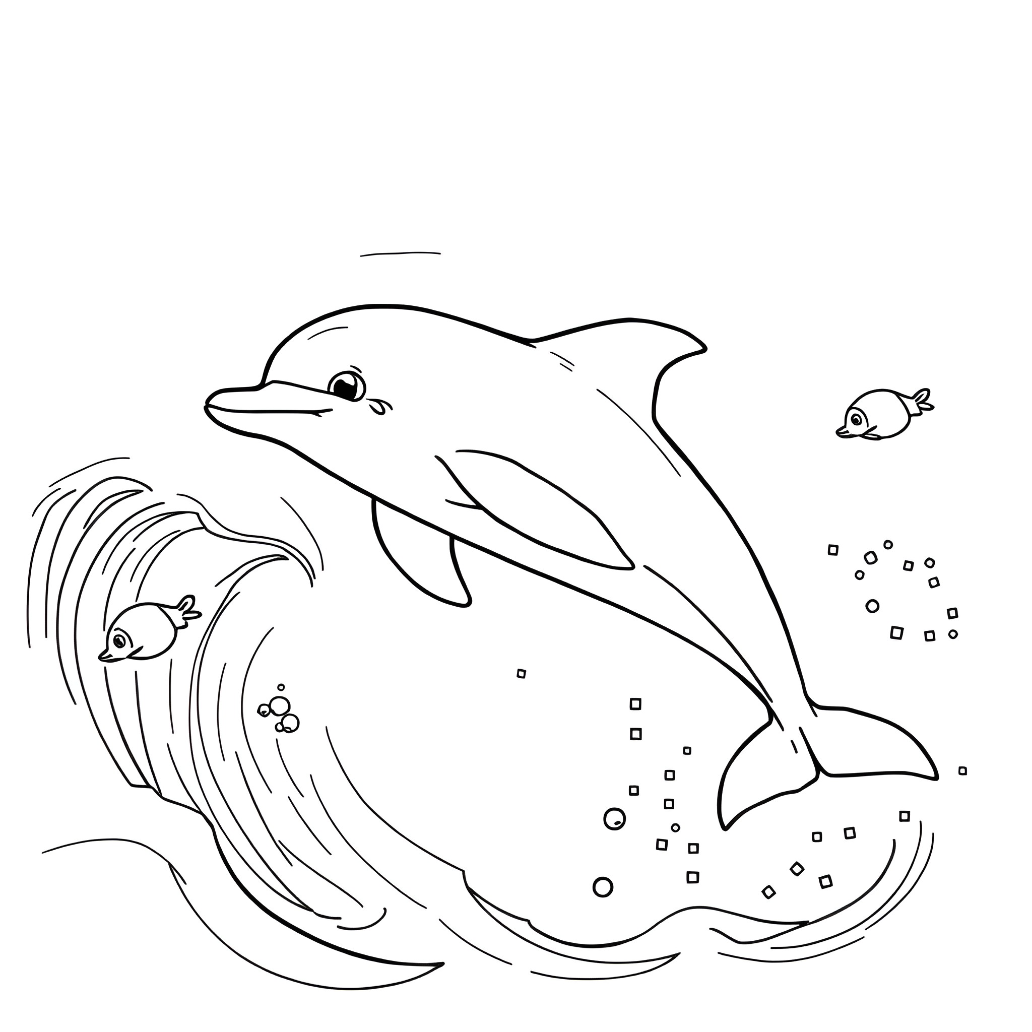 Best Dolphin Coloring Pages (Free Printable PDF)