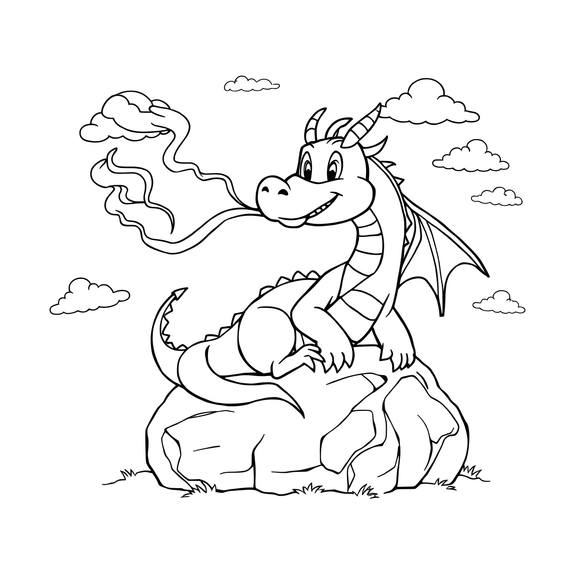 Best Dragon Coloring Pages (Free Printable PDF)