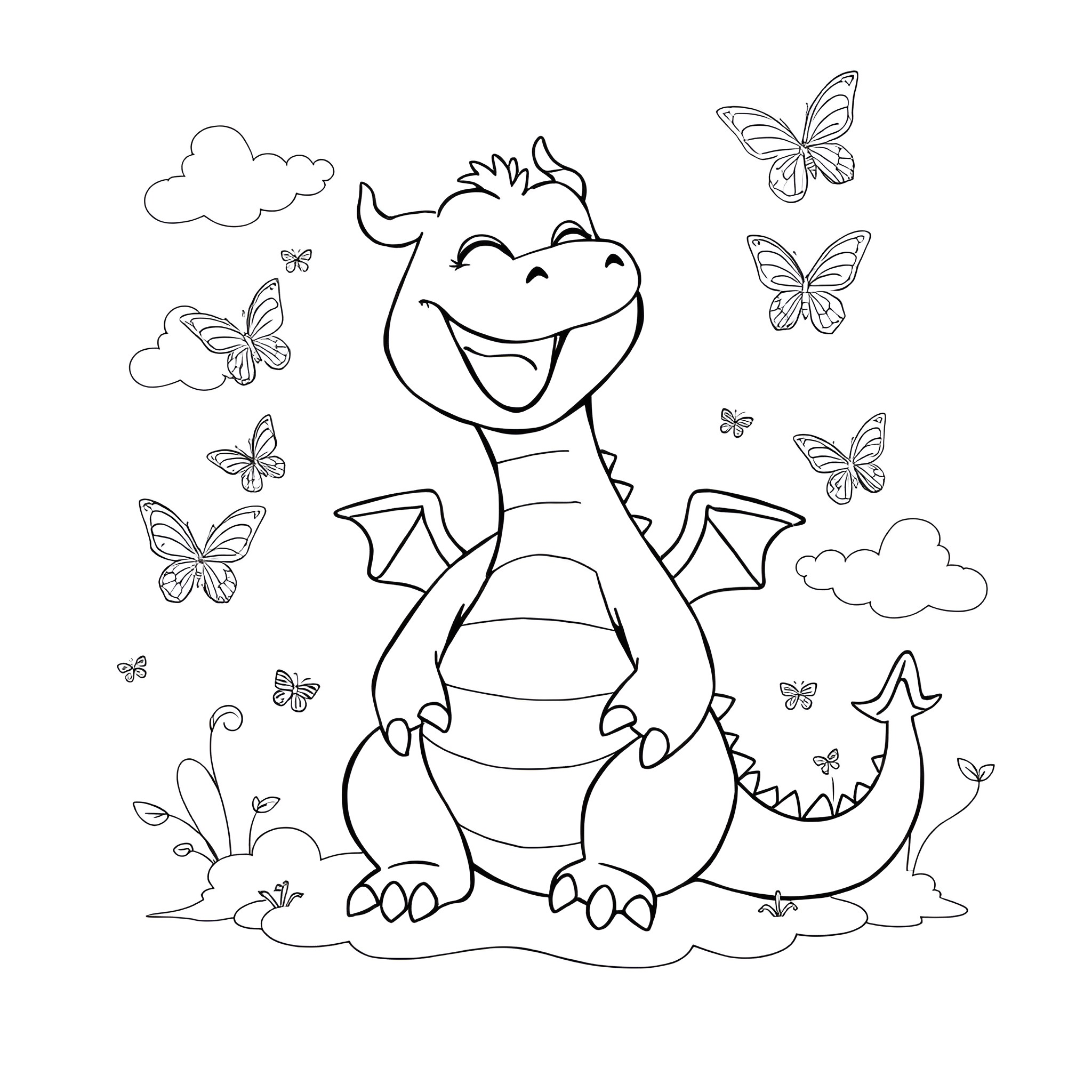 Best Dragon Coloring Pages (Free Printable PDF)